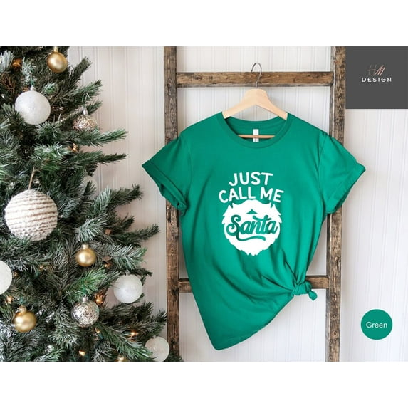 Just Call Me Santa Shirt, Pregnancy Announcement Shirt, Couple ...