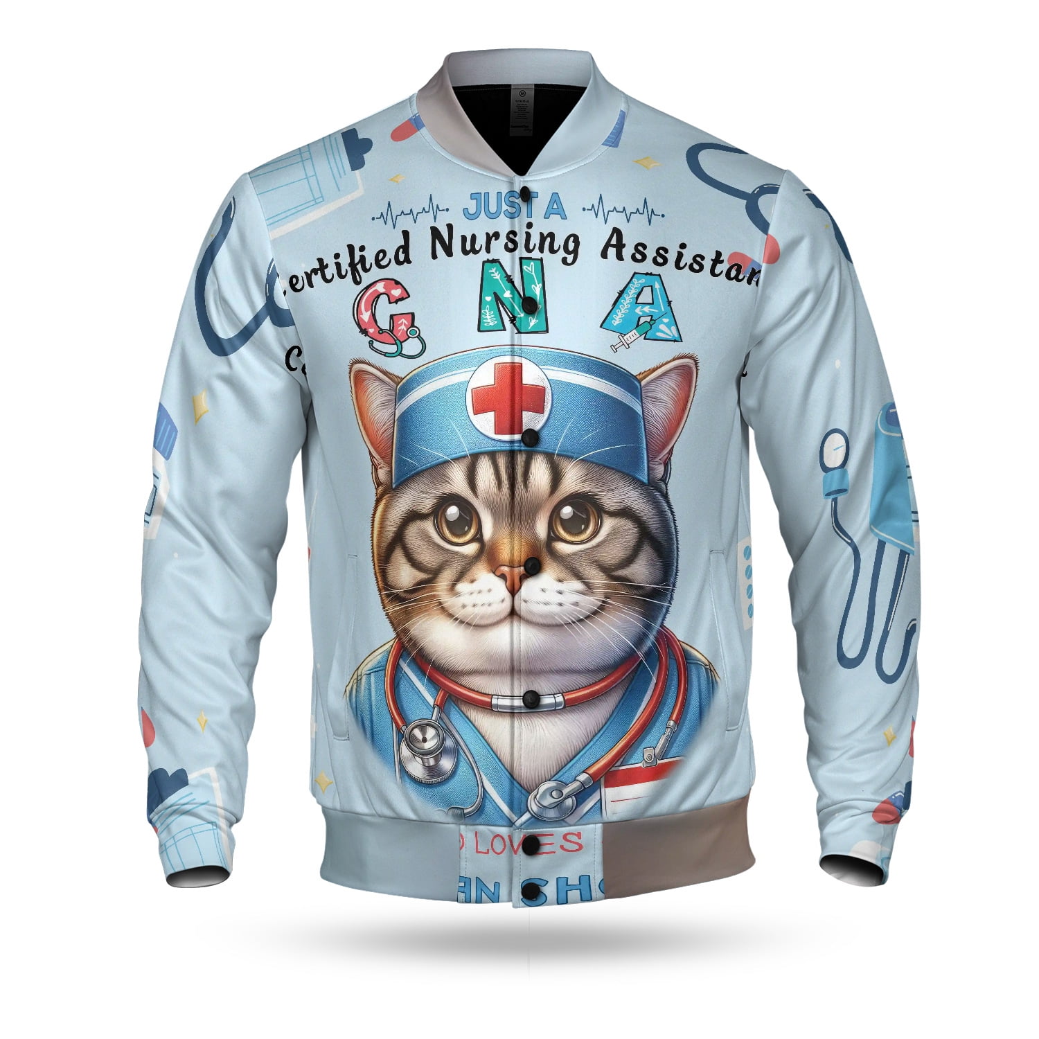 Just a Certified Nursing Assistant Cna Who Loves Her American Shorthair All Over Print 3D ...