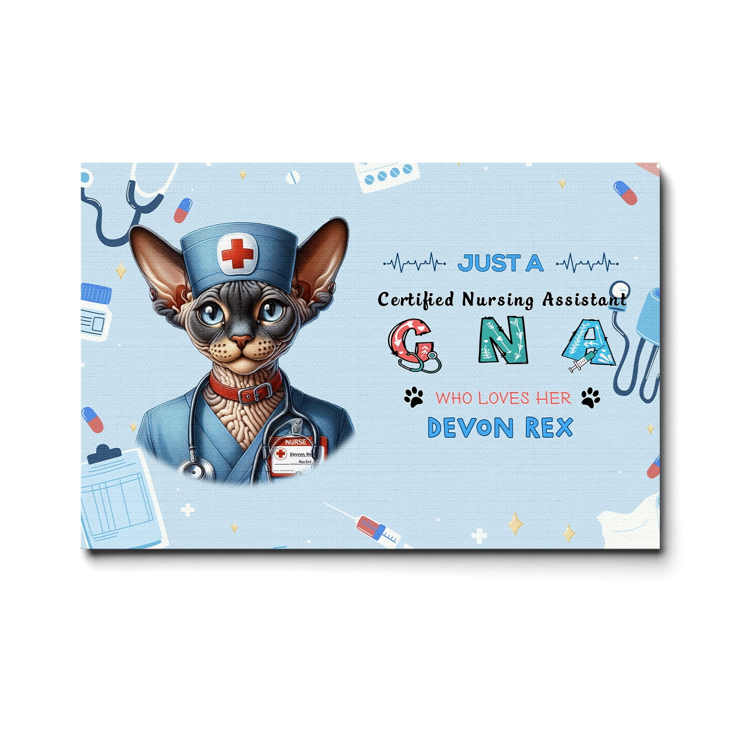 Just a Certified Nursing Assistant Cna Who Loves Her Devon Rex ...