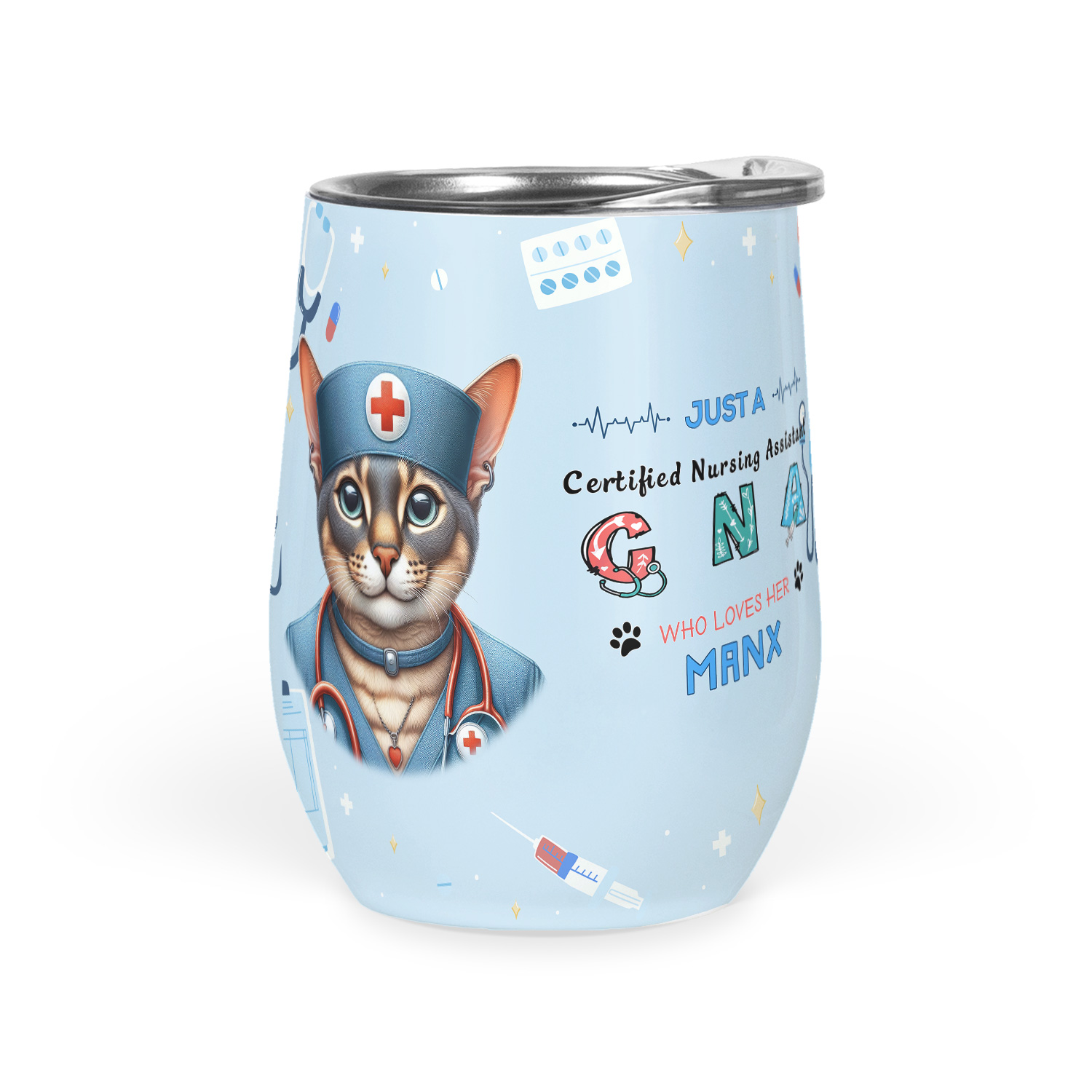 Just a Certified Nursing Assistant Cna Who Loves Her Manx 12oz ...