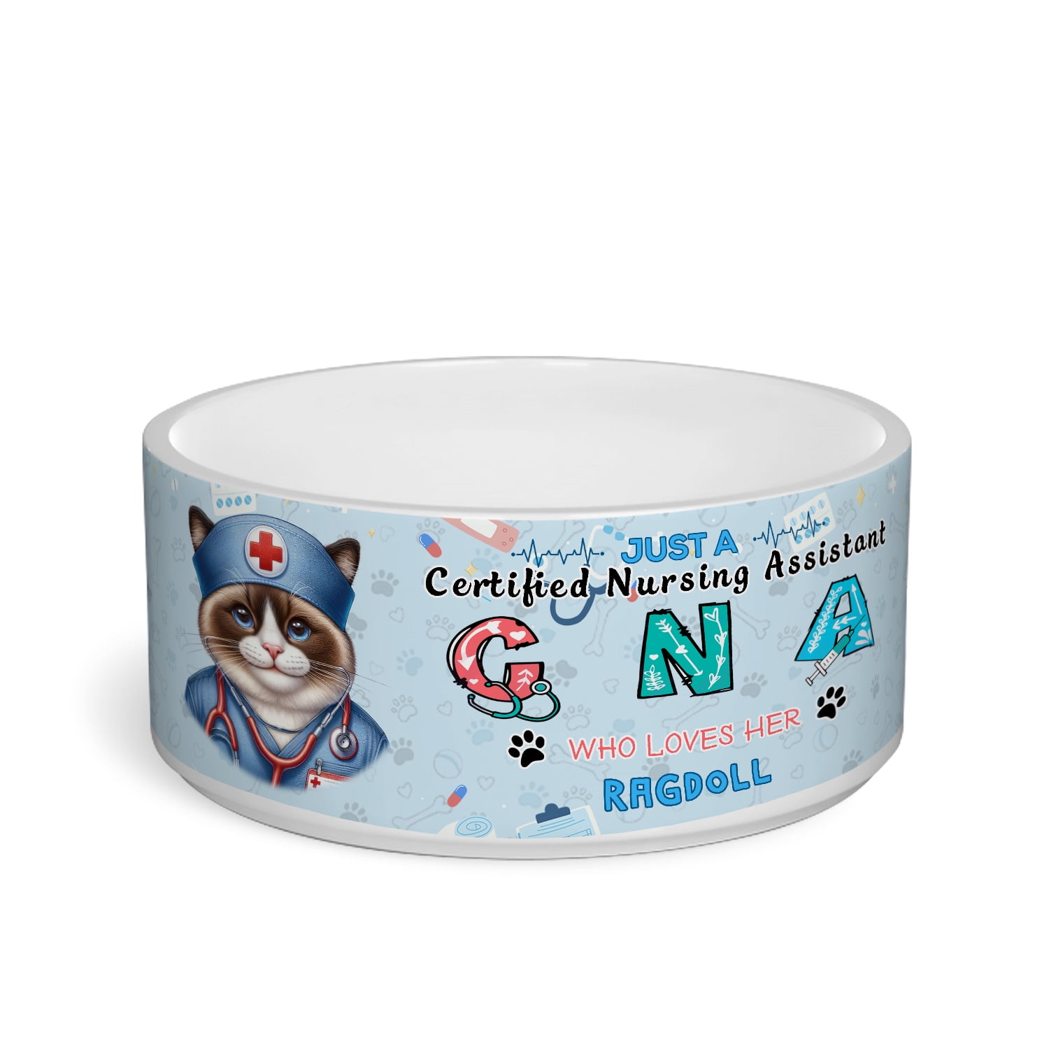 Just a Certified Nursing Assistant Cna Who Loves Her Ragdoll Ceramic ...
