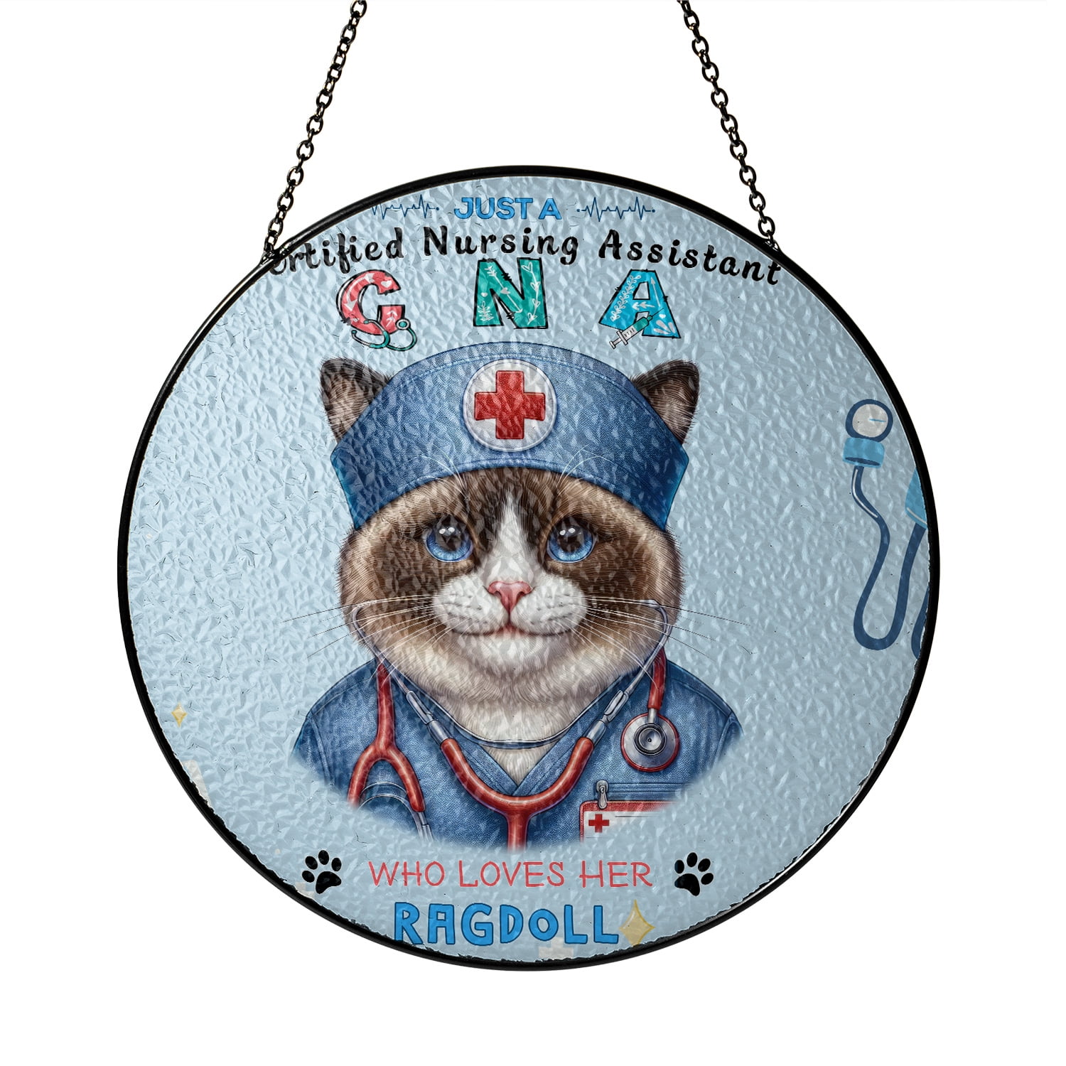 Just a Certified Nursing Assistant Cna Who Loves Her Ragdoll Stained ...
