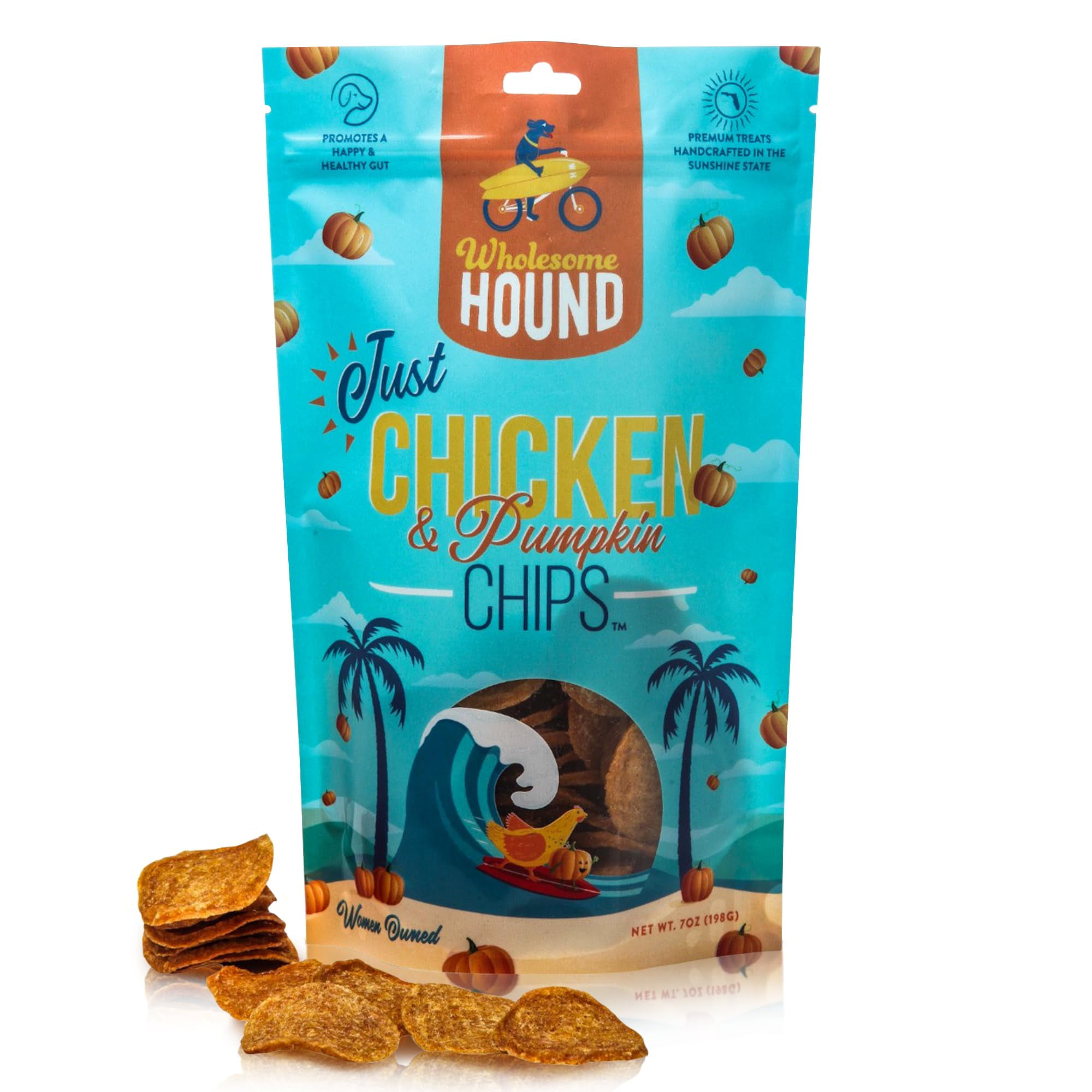 Just Chicken & Pumpkin Chips | Two Premium Ingredient & Healthy Dog ...