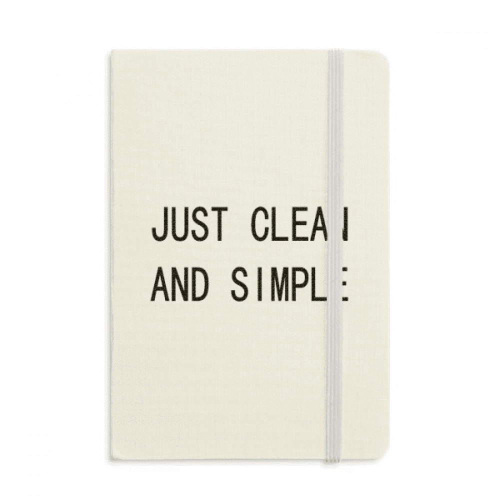 Just Clean And Simple Art Deco Fashion Notebook Official Fabric Hard ...