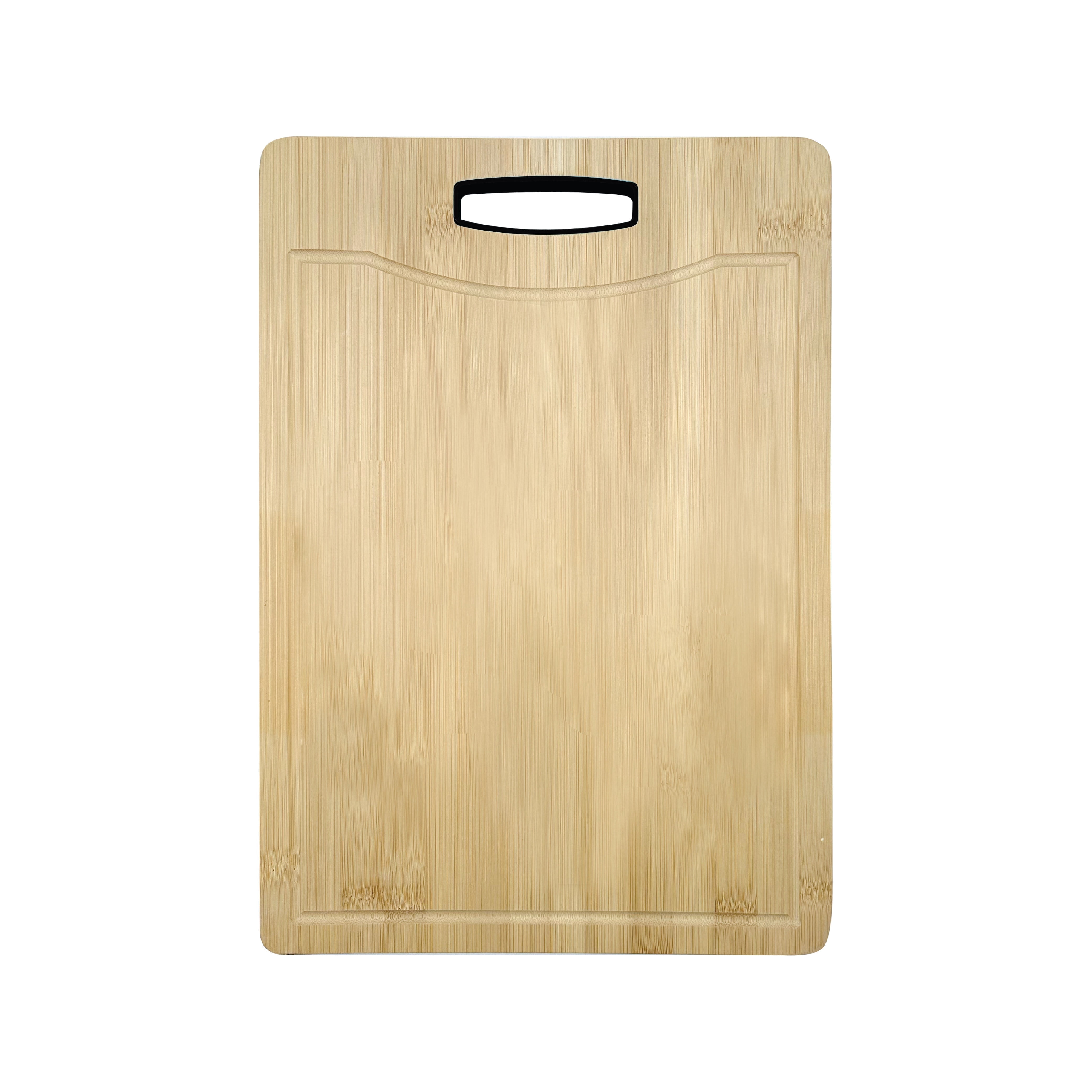 COOK SAVVY Bamboo Cutting Board, Durable Chopping Board with Handle and ...