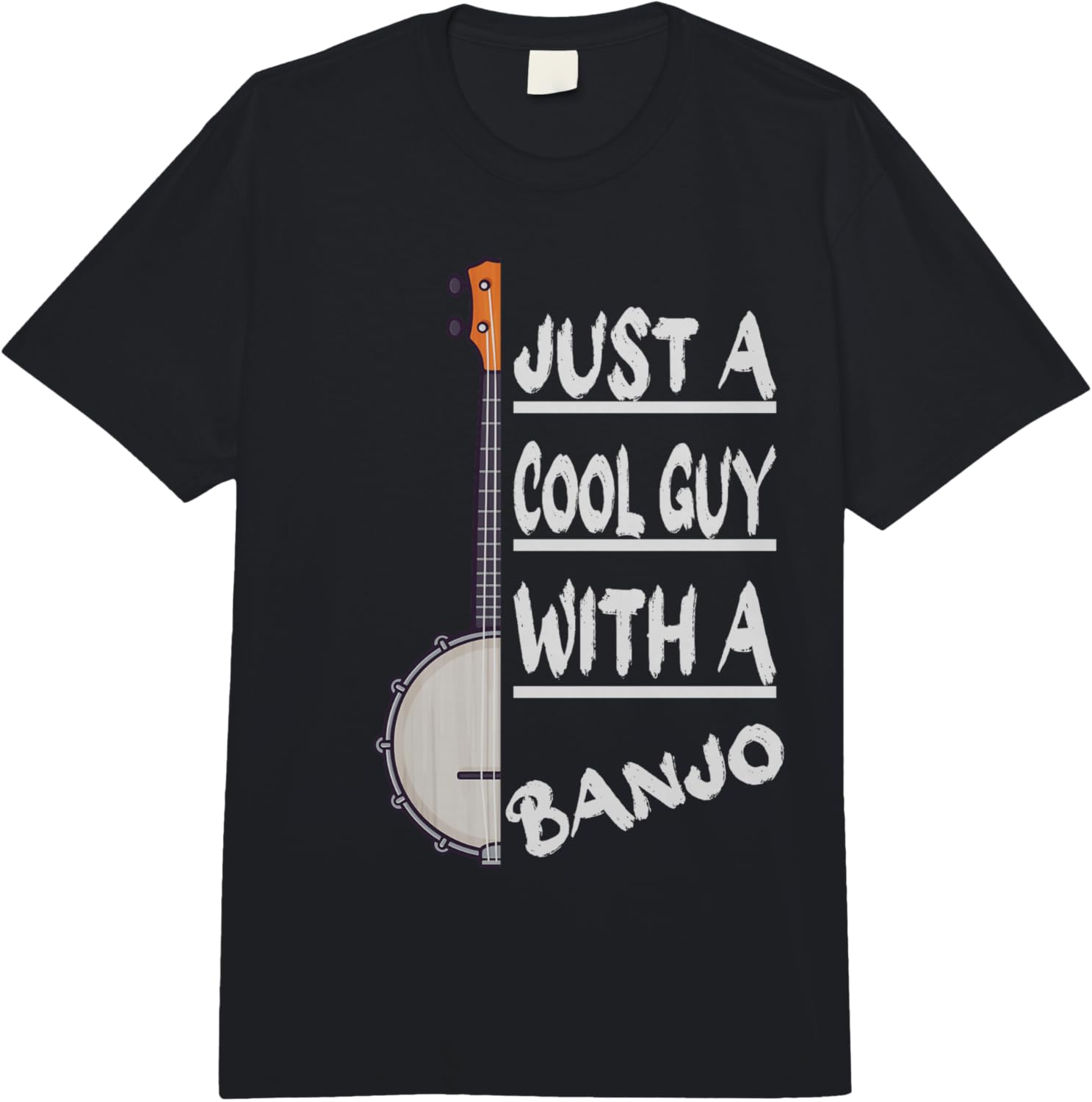 Just A Cool Guy with A Banjo, Bluegrass Banjo Players Comfort Colors ...