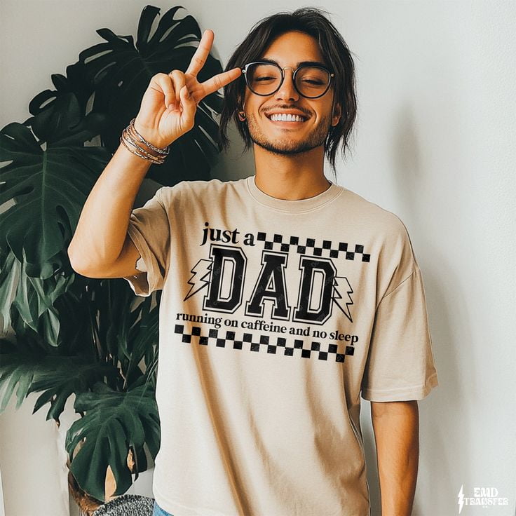 Just a Dad Comfort Color T-shirt, dad tee, dad gift, Fathers day shirt ...