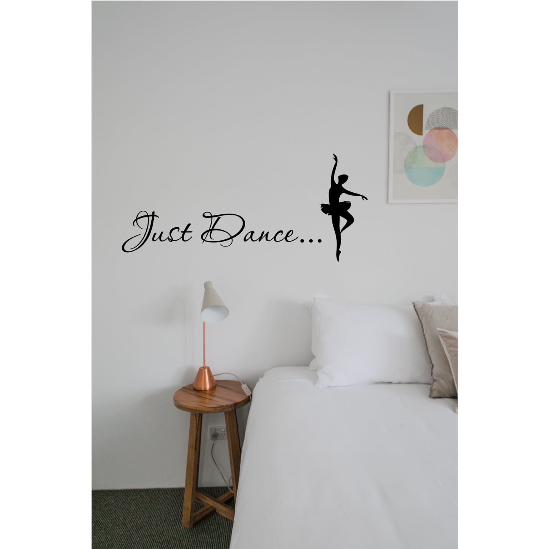 Just Dance Vinyl Wall Decal - Uplifting 'Just Dance' Quote ...