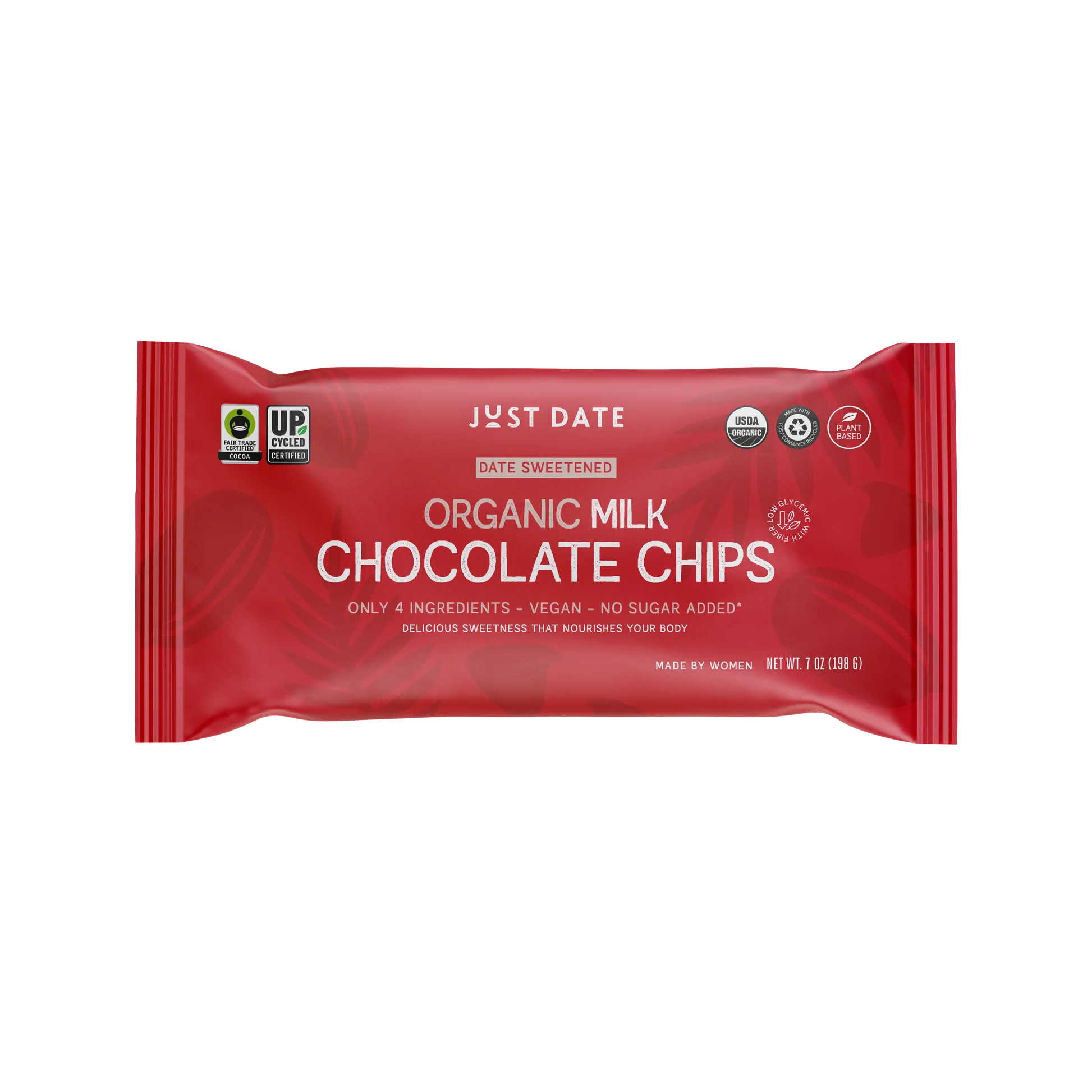 Just Date Organic Milk Chocolate Chips 7 oz - Walmart.com