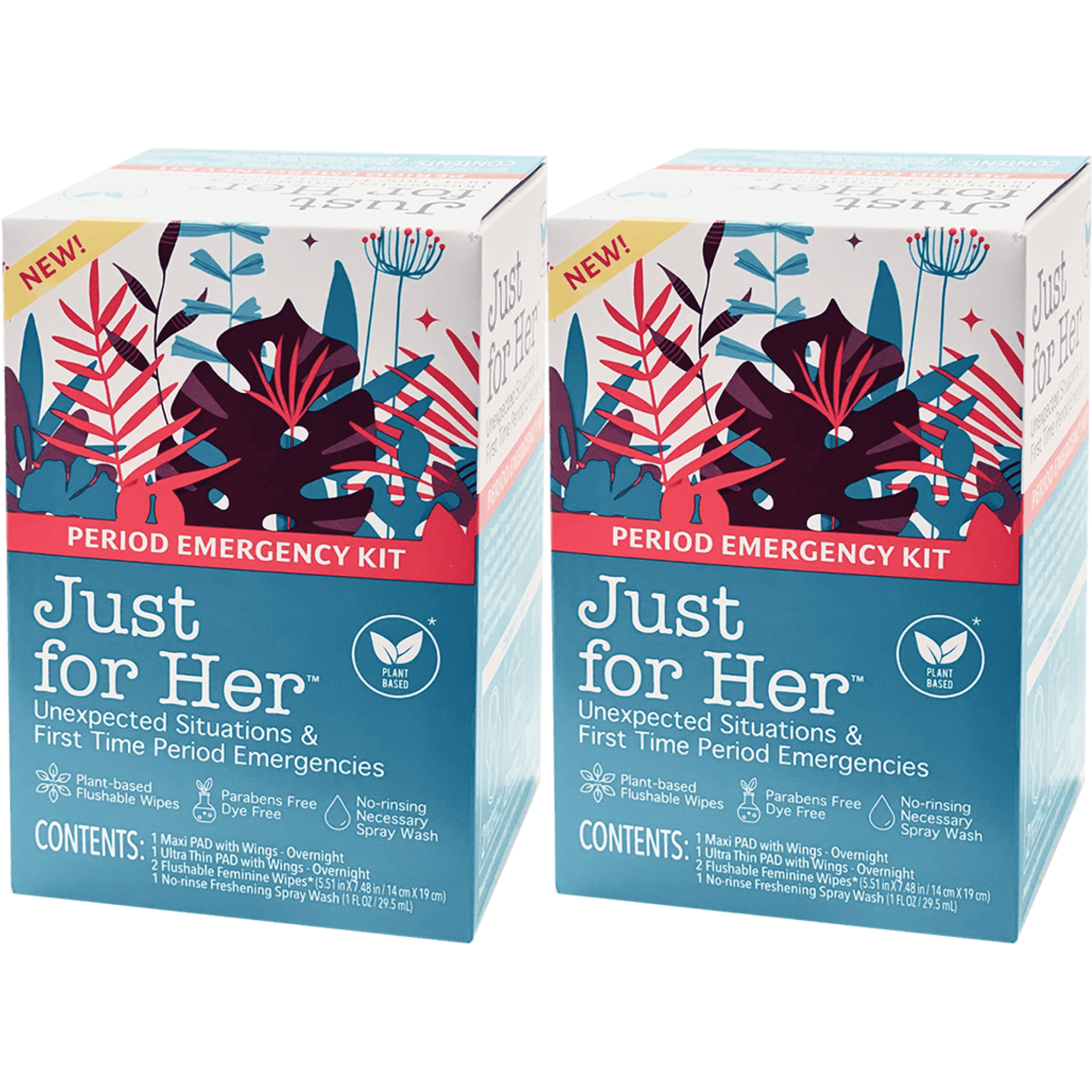 Just For Her PERIOD EMERGENCY KIT Unexpected Situations And First Time ...