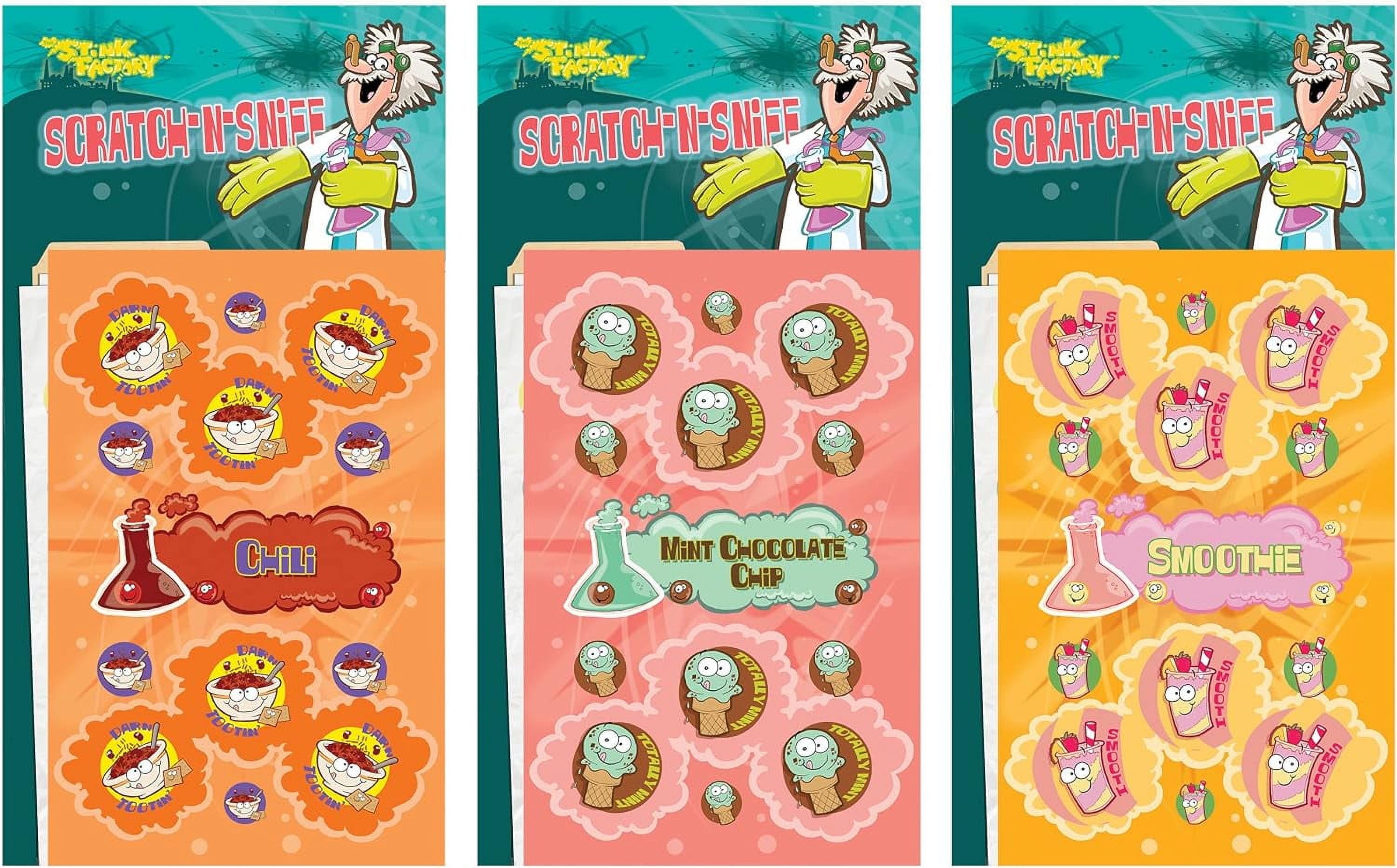 Just For Laughs Dr. Stinky's Scratch N Sniff Stickers 3-Pack- Chili ...