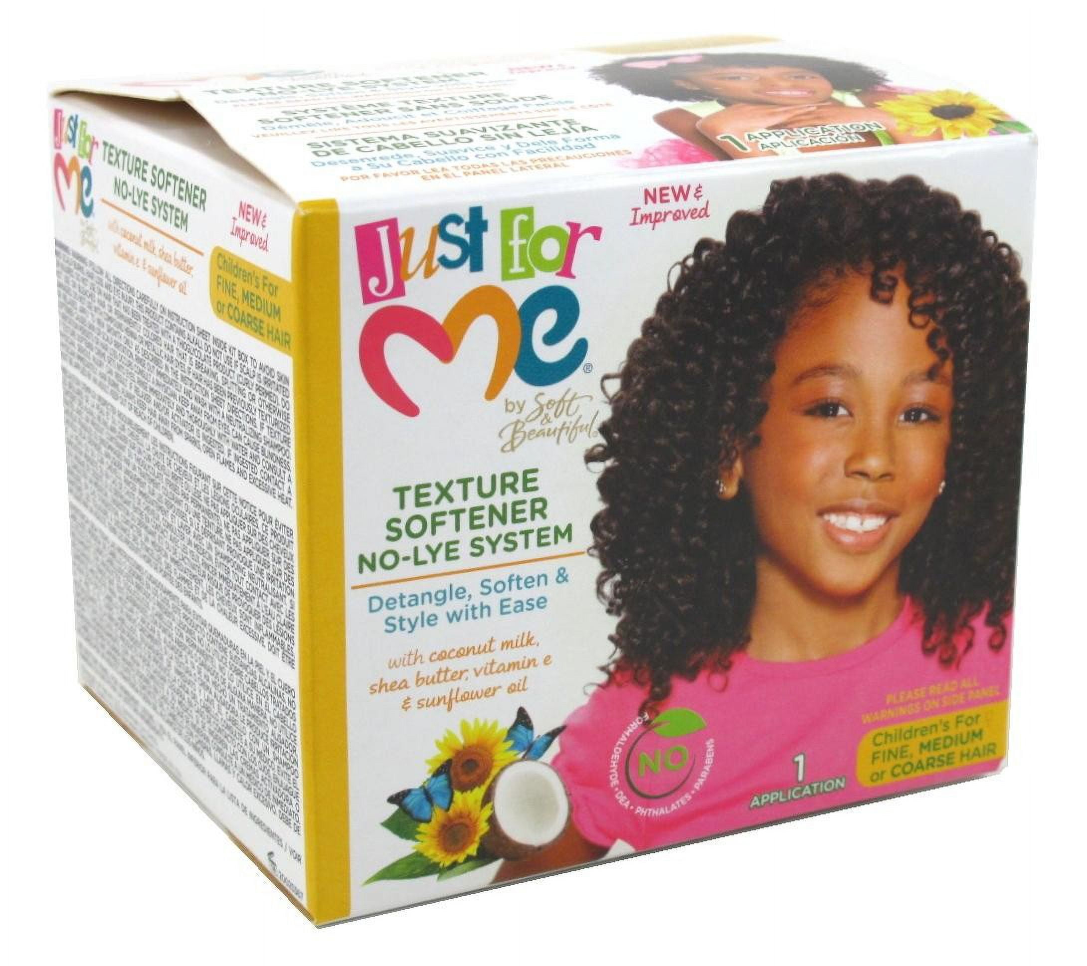 Just For Me Texture Softener For Fine Medium Or Coarse Hair (Pack of 3 ...