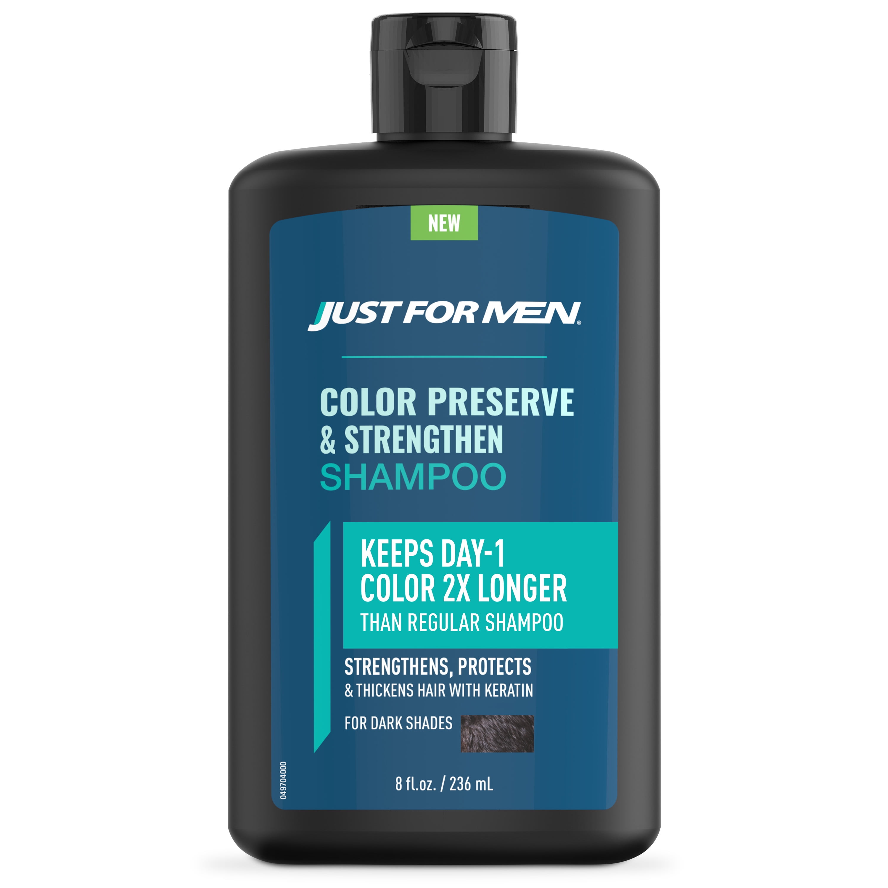 Just For Men Color Preserve & Strengthen Shampoo - 8 oz, Dark Shades ...