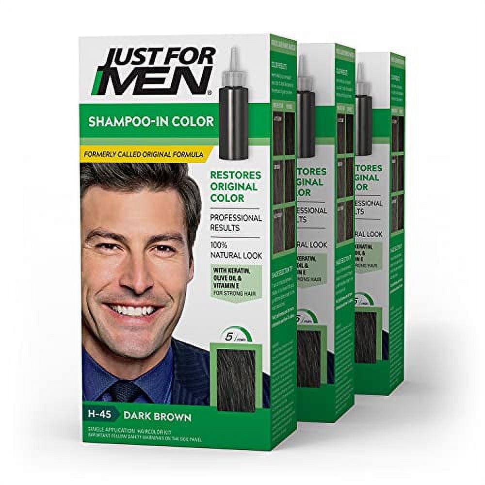 Just For Men Shampoo-In Color (Formerly Original Formula), Gray Hair ...