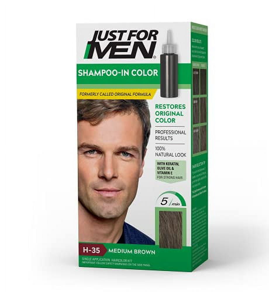 Just For Men Shampoo-In Color (Formerly Original Formula), Gray Hair ...