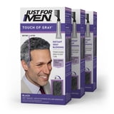 Just For Men, Hair Color, T-55 Black, Gray Men's Hair Color Pack of 3 ...