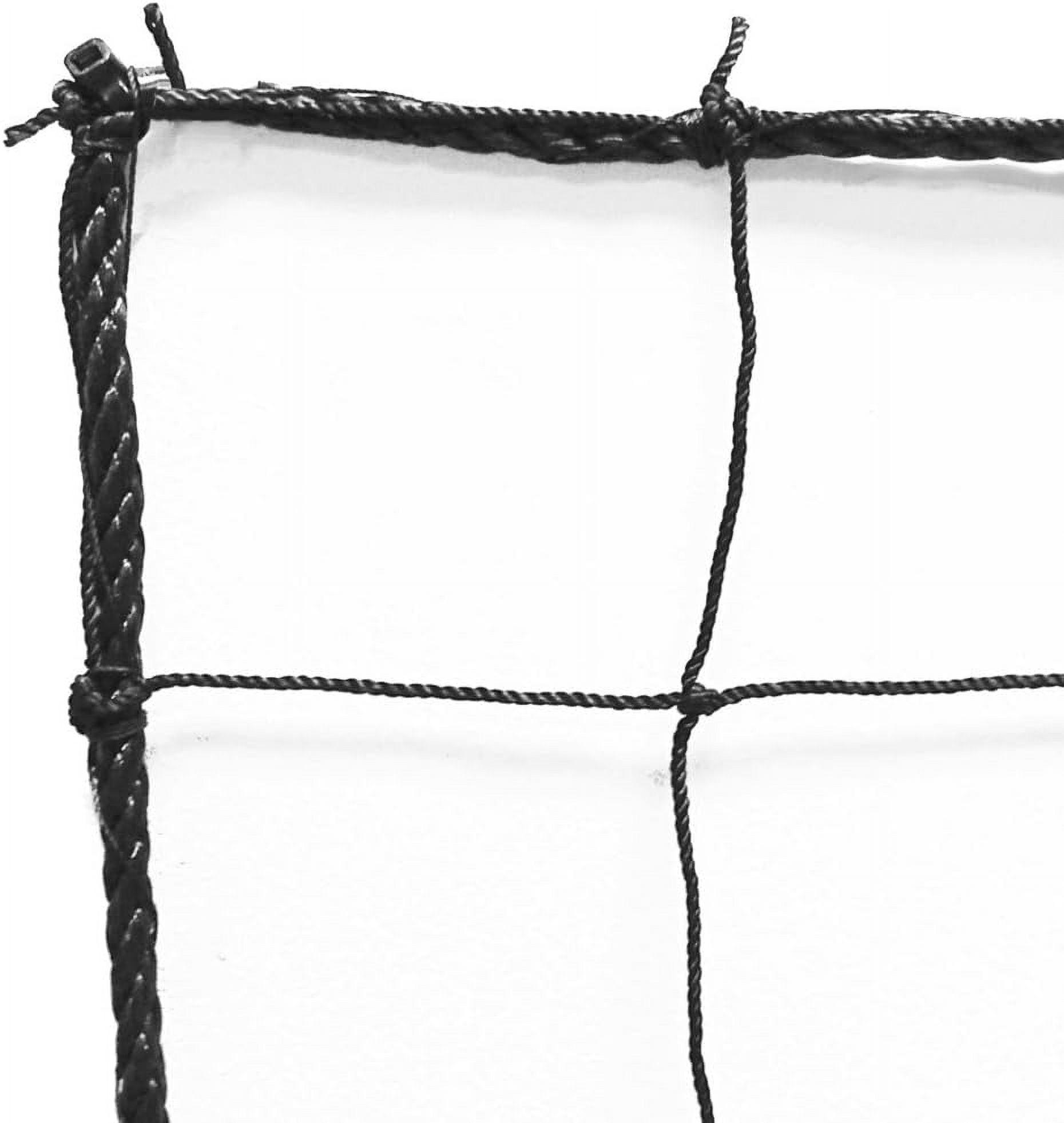 Just For Nets Soccer Backstop/Barrier Net, Black - Walmart.com