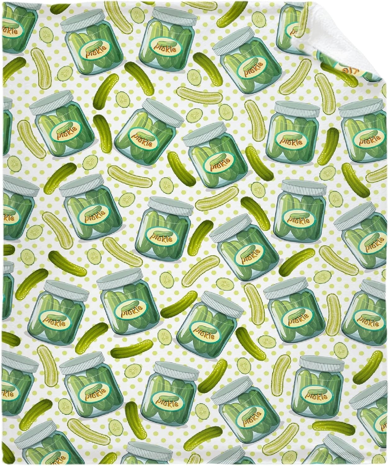 Just a Girl Who Loves Pickles Blanket Gifts, Funny 3D Print Pickles ...