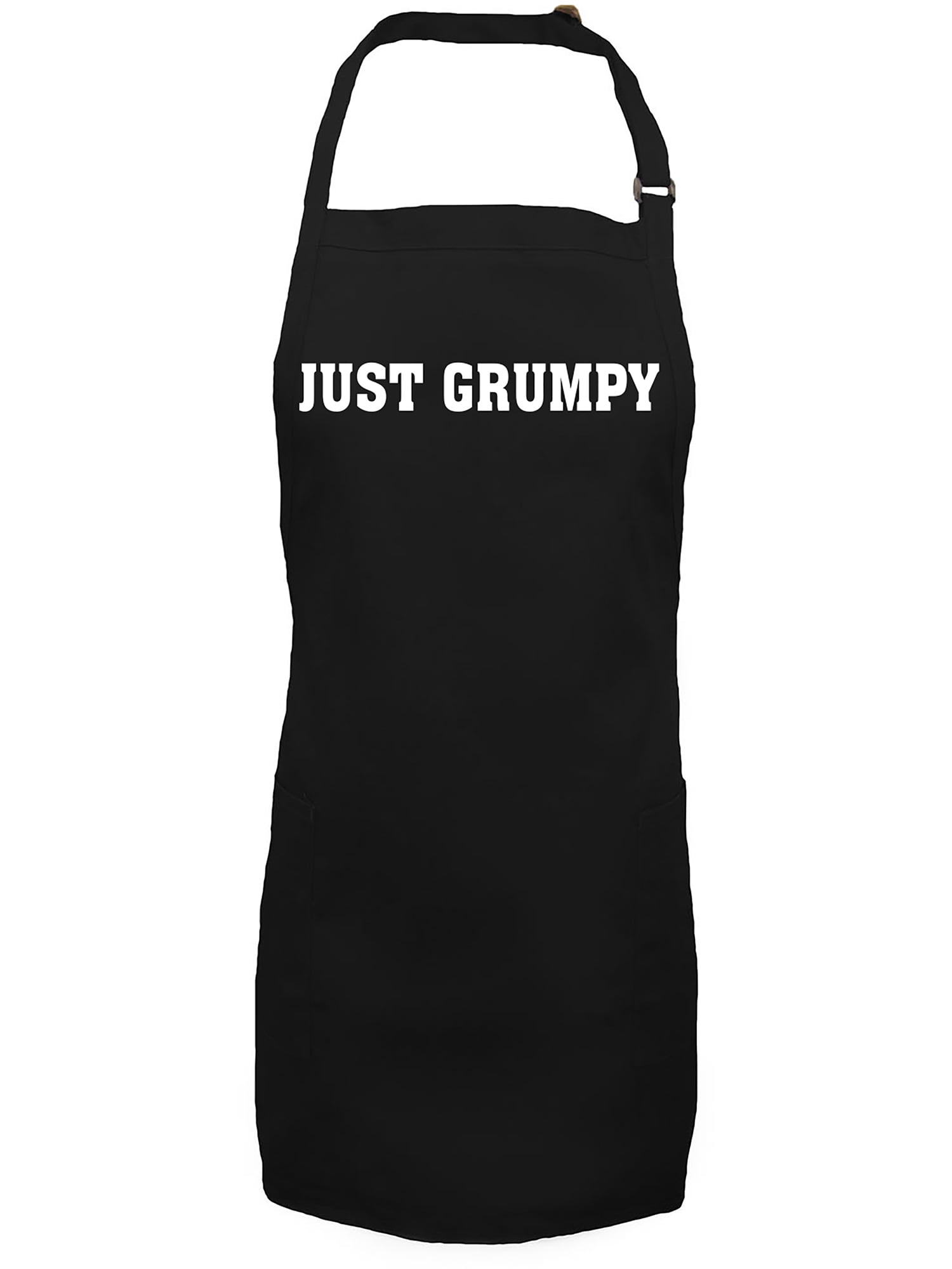 Just Grumpy Apron with 2 patch pockets - Walmart.com