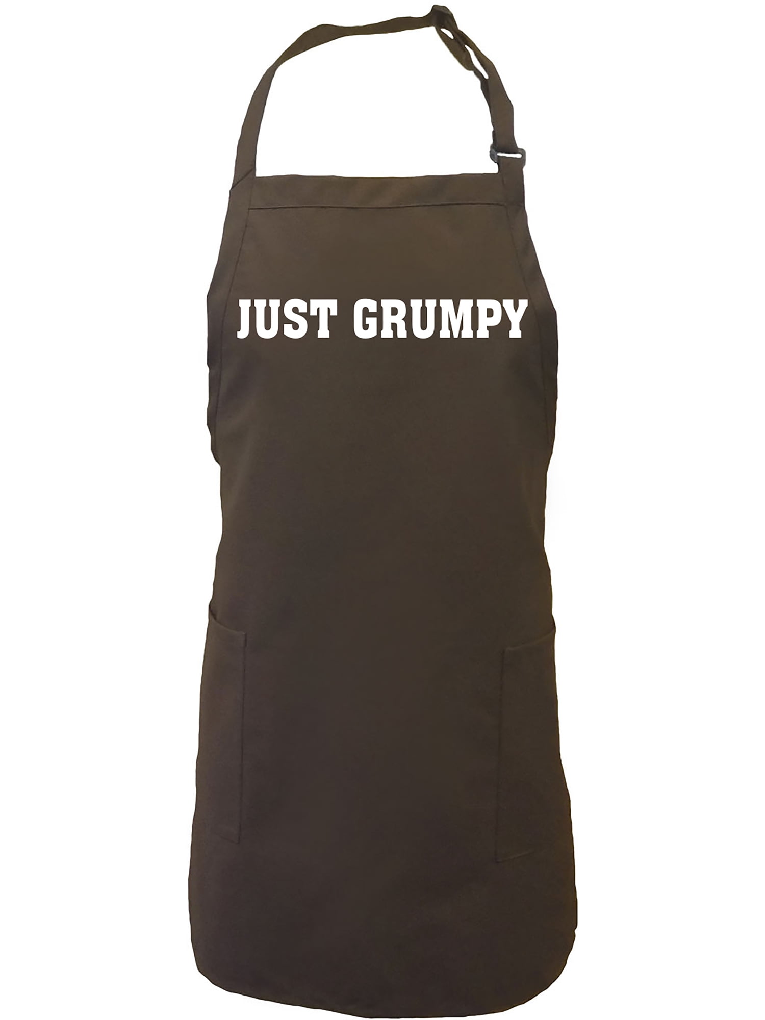 Just Grumpy Apron with 2 patch pockets - Walmart.com