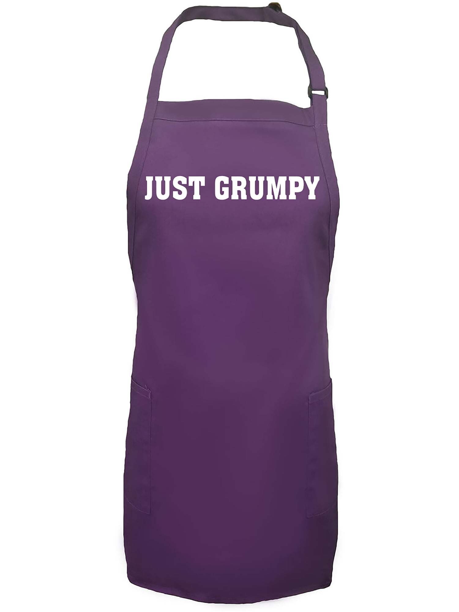 Just Grumpy Apron with 2 patch pockets - Walmart.com