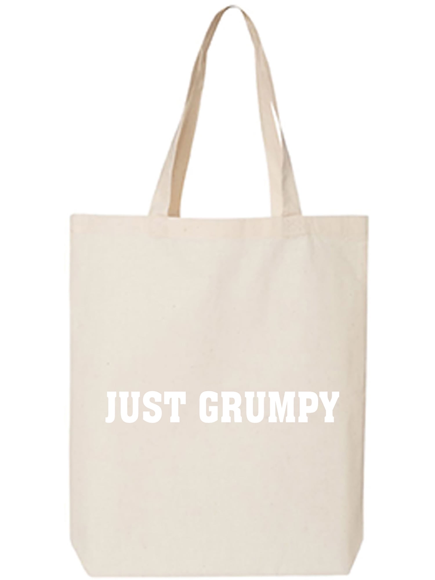 Just Grumpy Cotton Canvas Tote Bag - Walmart.com