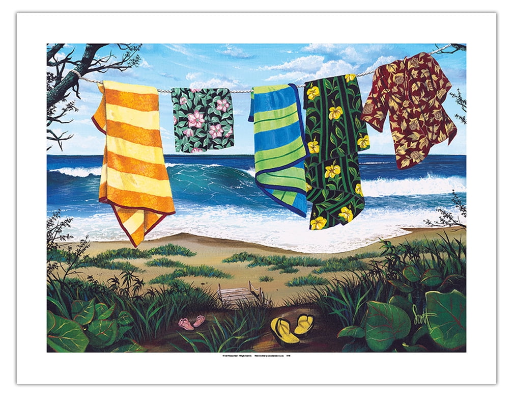 Just Hangin' - Hawaiian Paradise Ocean View - From an Original Color ...