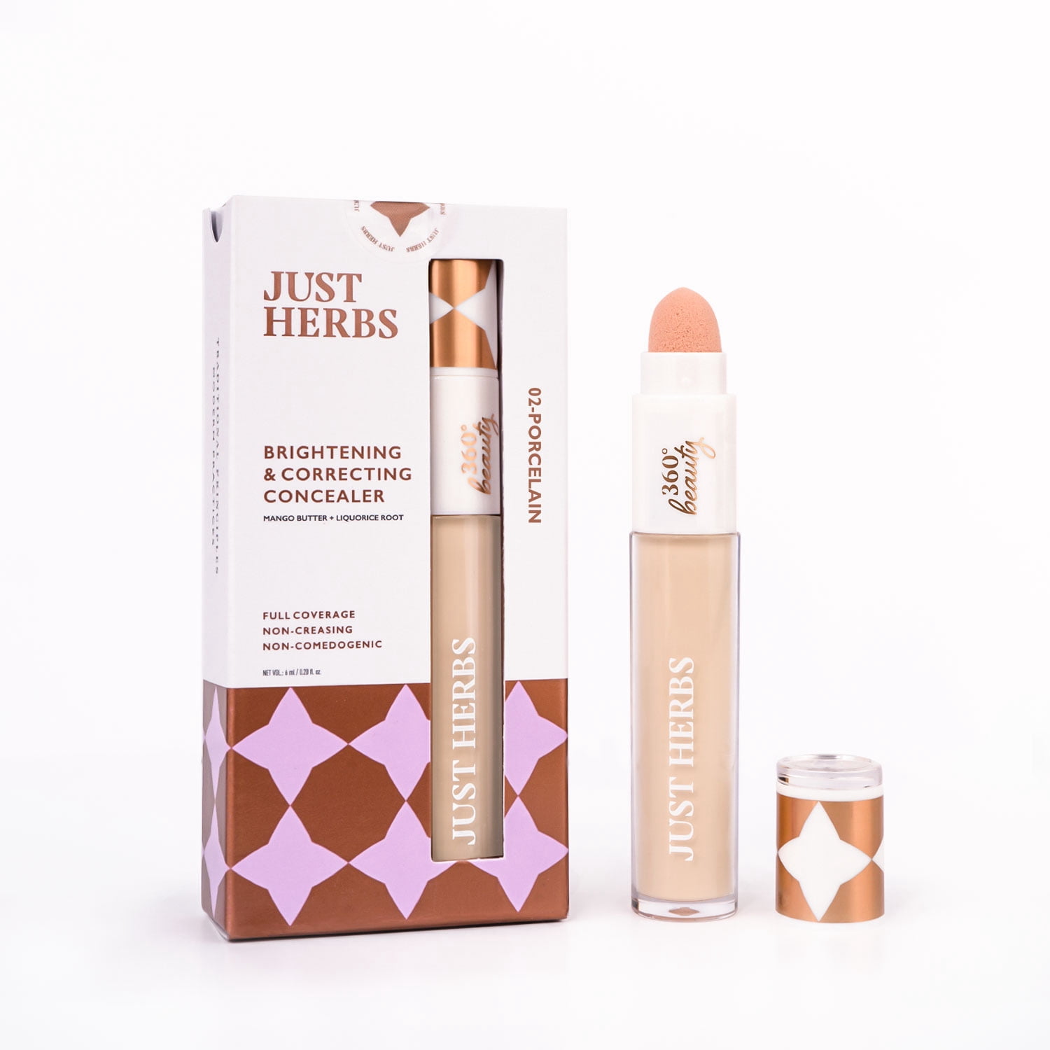 Just Herbs Brightening & Correcting Concealer - Mango Butter and ...