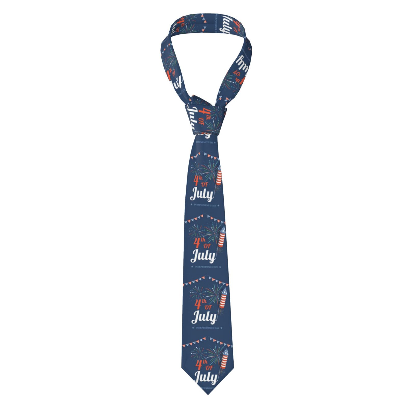 Just Here to Bang July of 4th Independence Day Ties for Men Business ...