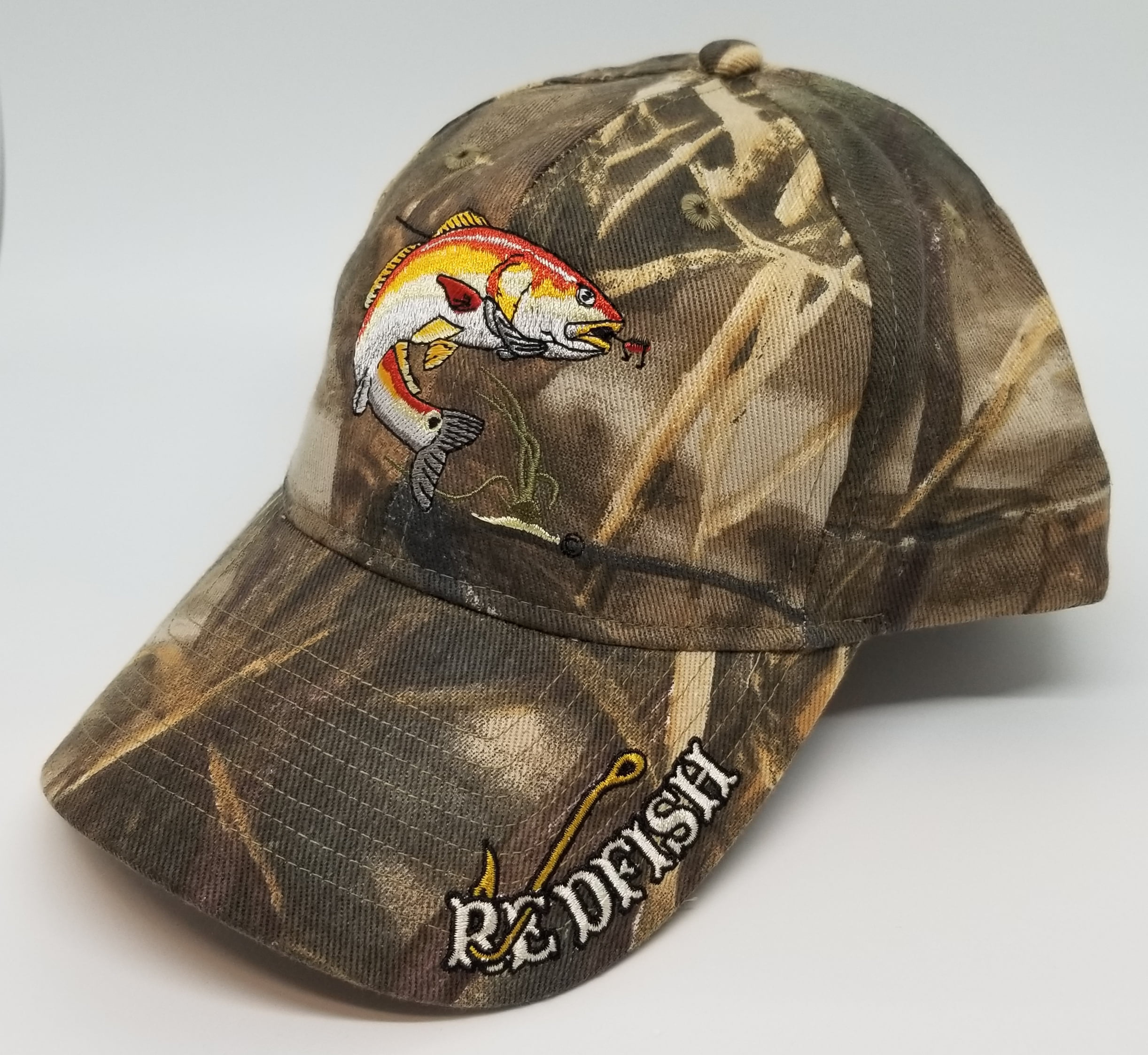 Just Hook 'Em Camo Redfish Cap - Walmart.com