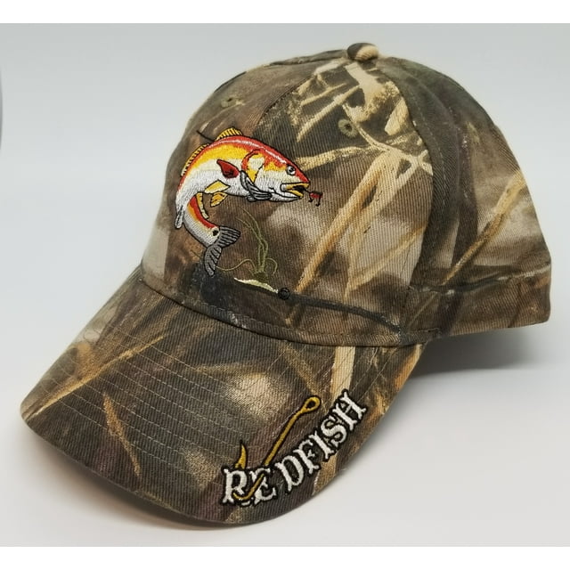 Just Hook 'Em Camo Redfish Cap - Walmart.com