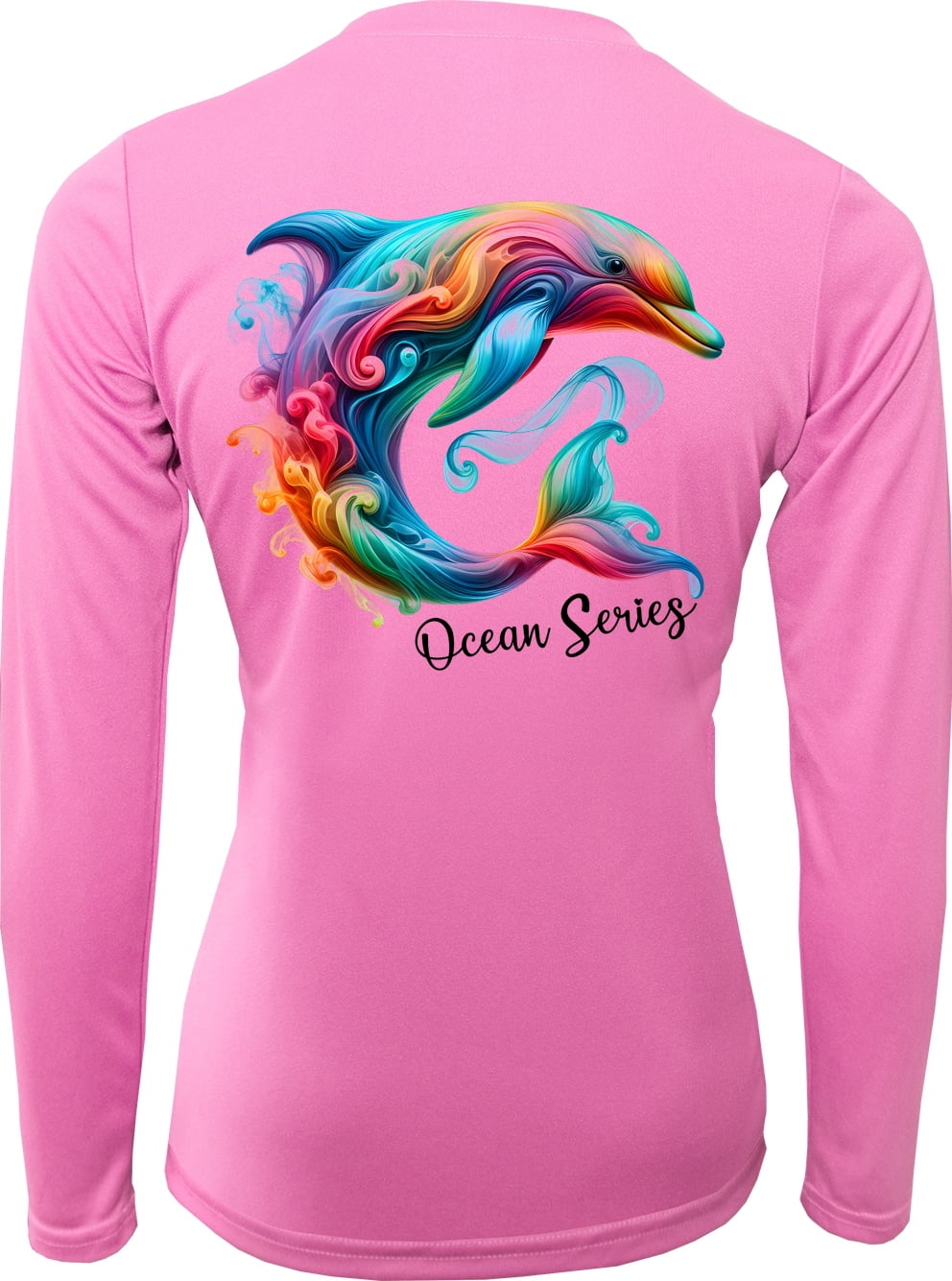 Just Hook 'Em Porpoise Performance L./S Shirt- Small - Walmart.com