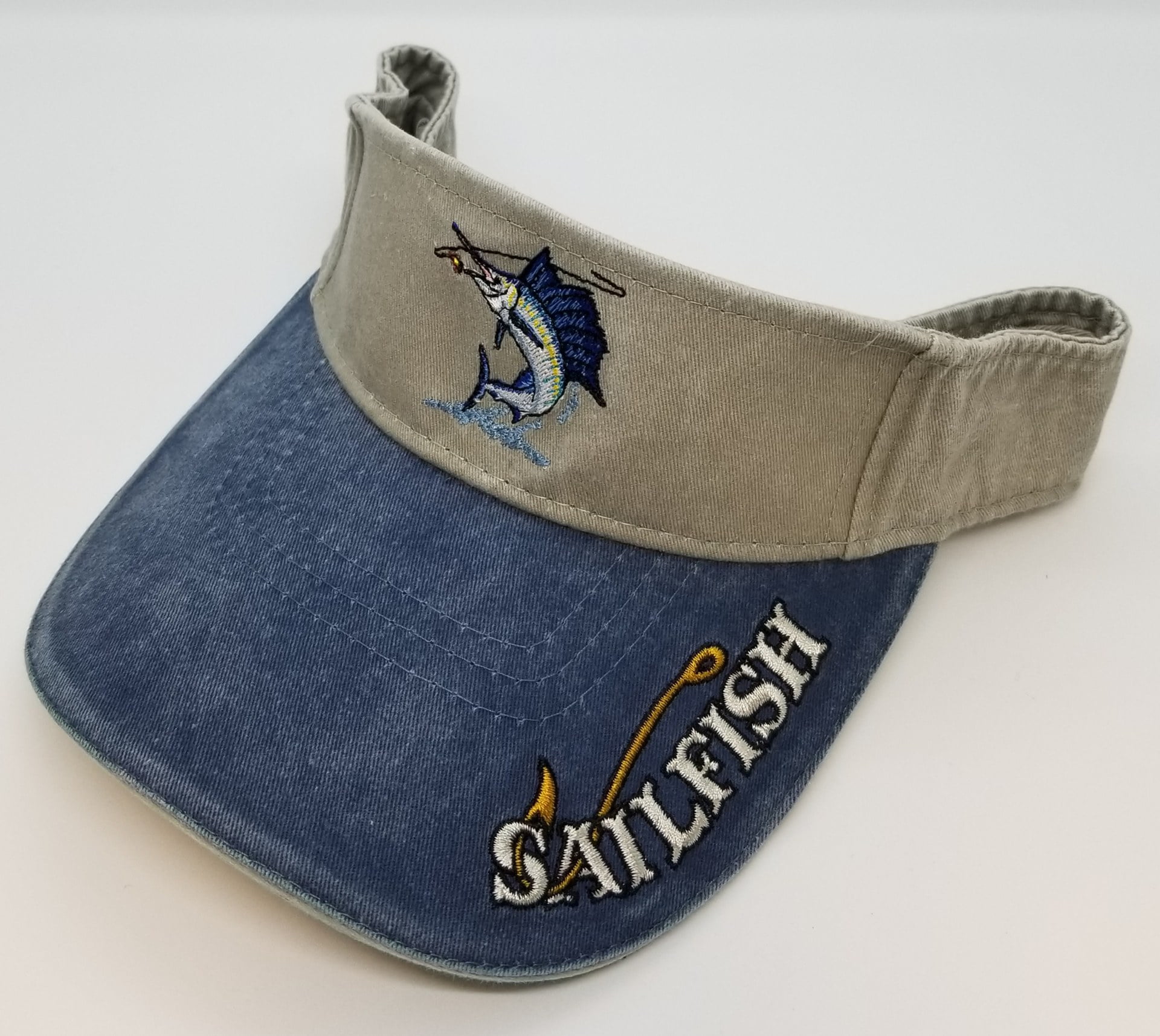 Just Hook 'Em Sailfish Visor Hat - Walmart.com