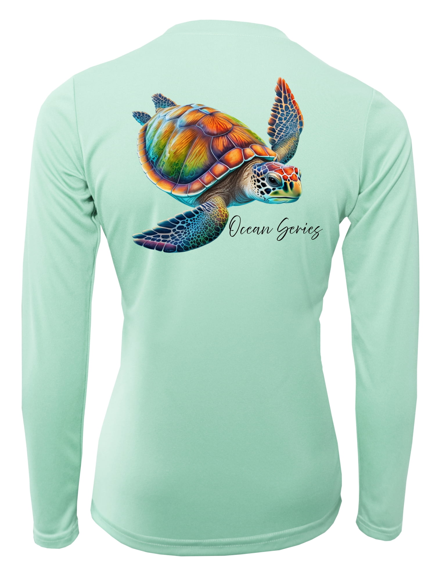 Just Hook 'Em Turtle Performance L./S Shirt - Walmart.com