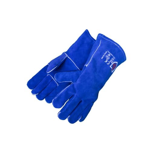 Just In Trend Flame/Heat Resistant Welding Gloves - Polycot Lining - 5 ...