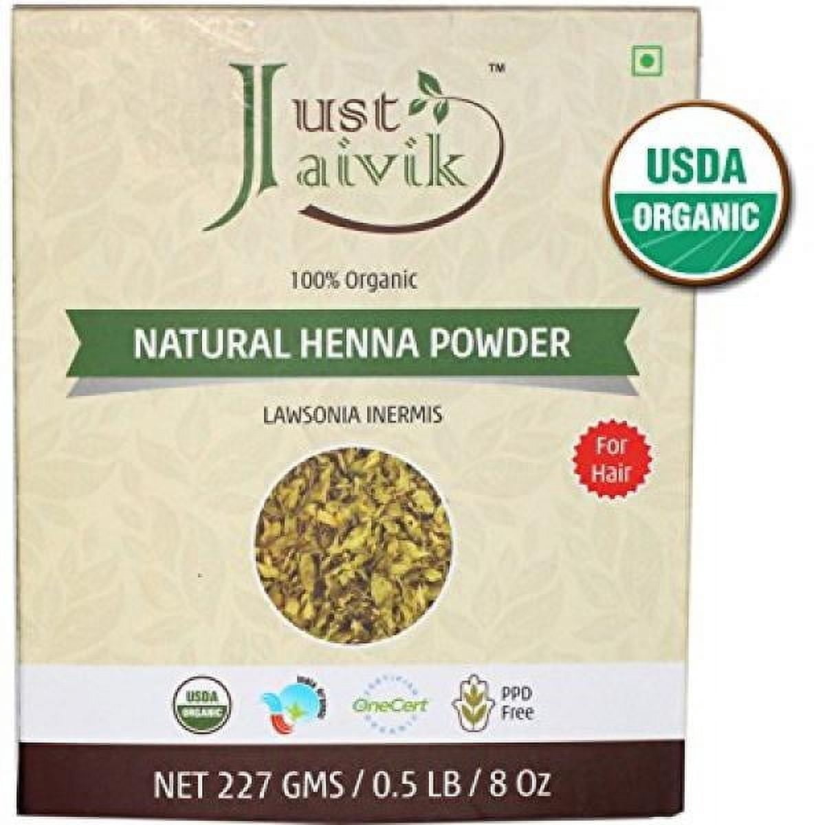Just Jaivik Organic Indigo Powder 100gm - Walmart.com