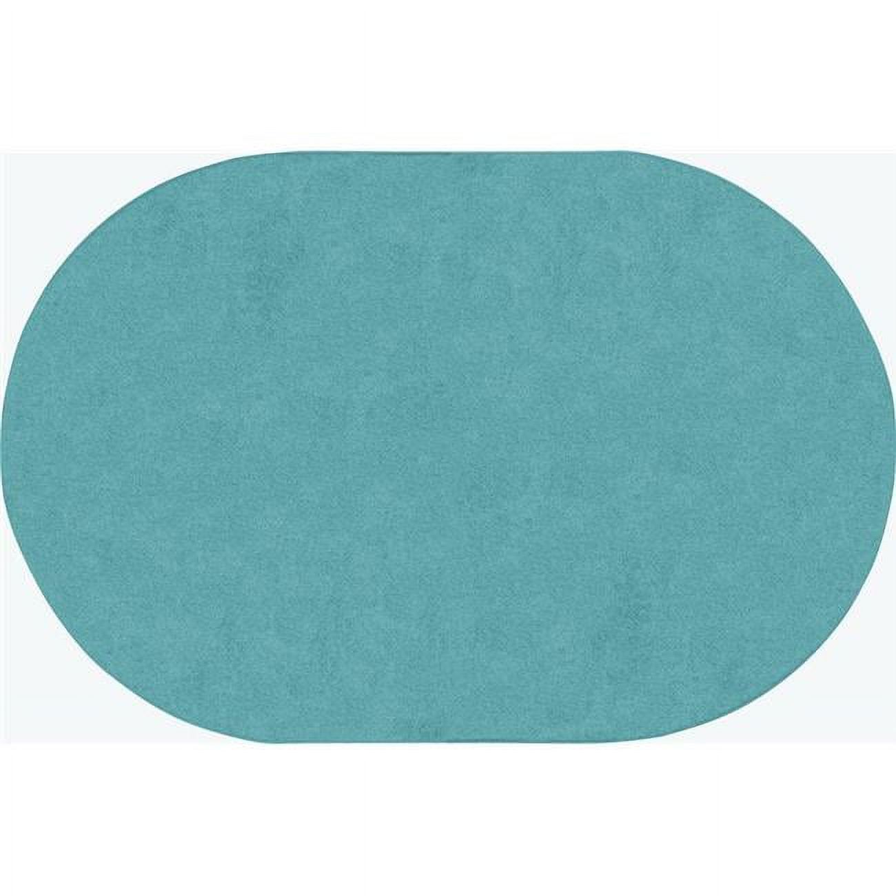 Just Kidding Classroom Oval Rug Seafoam - 12 x 8 ft. - Walmart.com