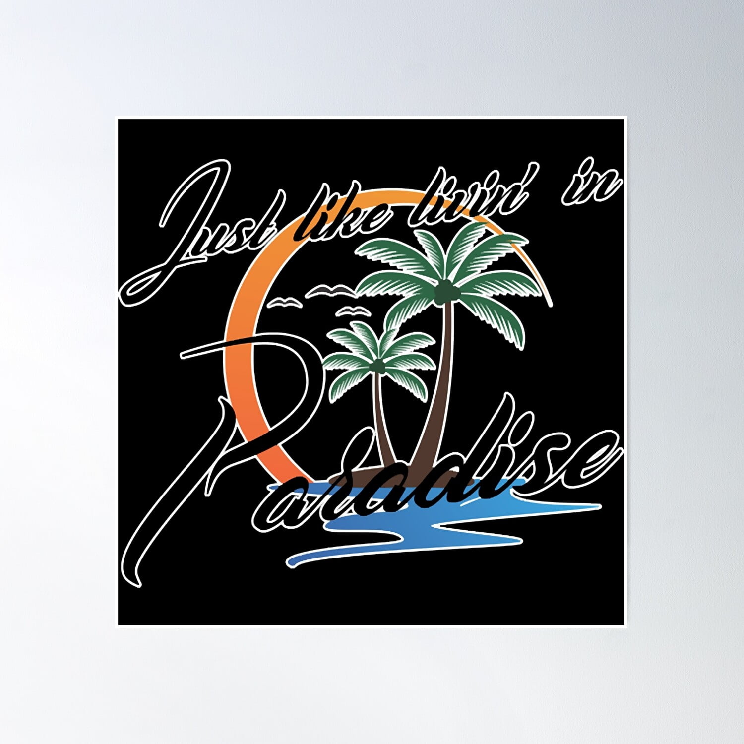 Just Like Paradise - David Lee Roth Poster Wall Art, Modern Wall Decor ...