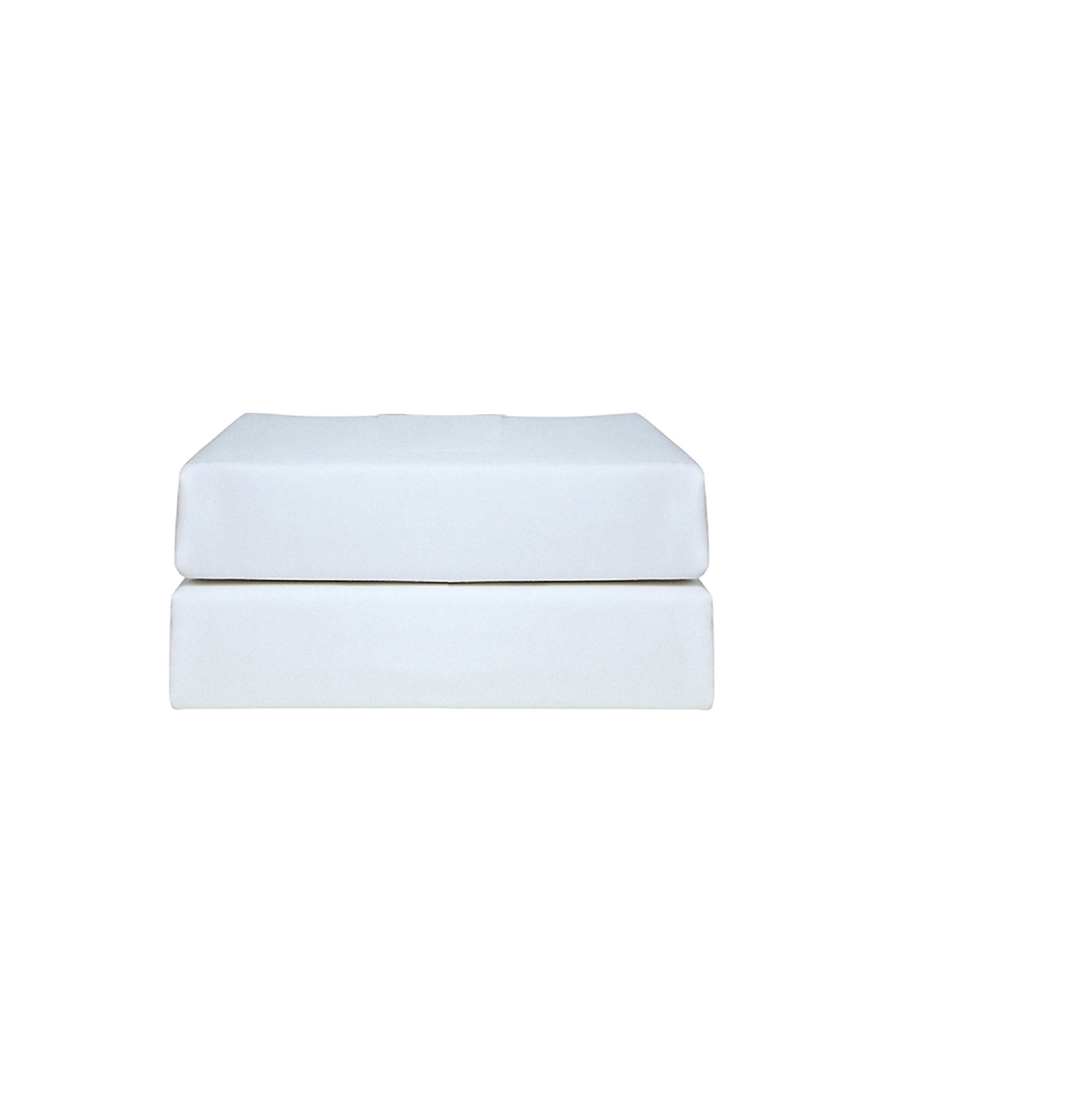 Just Linen Hotel Linen Collection, 400 TC 100% Cotton Percale White ...