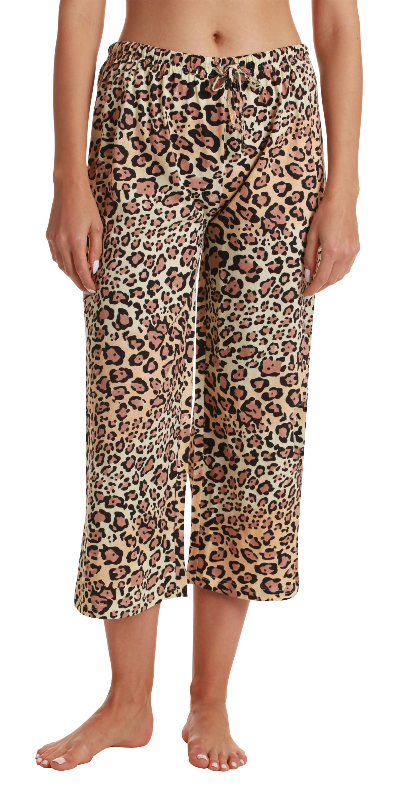 Just Love Women's Plus Size 100% Cotton Knit Capri Pajama Pants ...