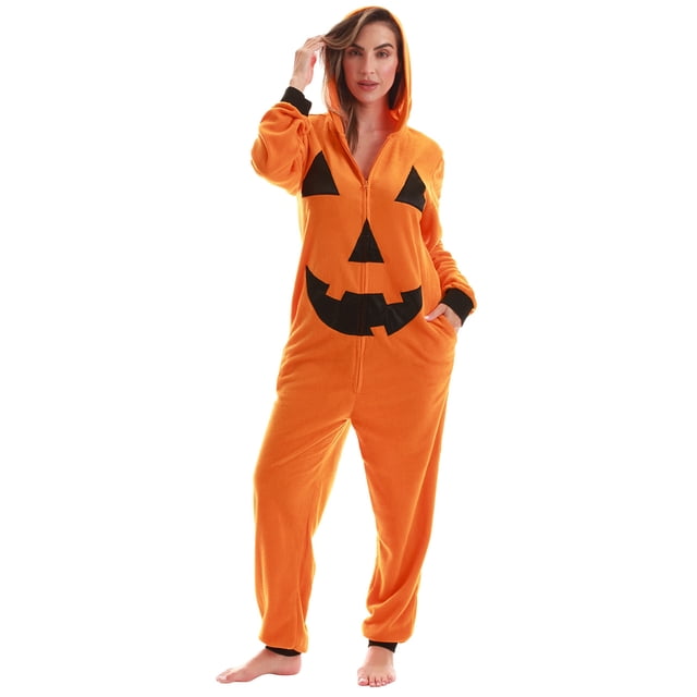 Just Love Adult Halloween Onesie / Costumes (Pumpkin, XX-Large ...