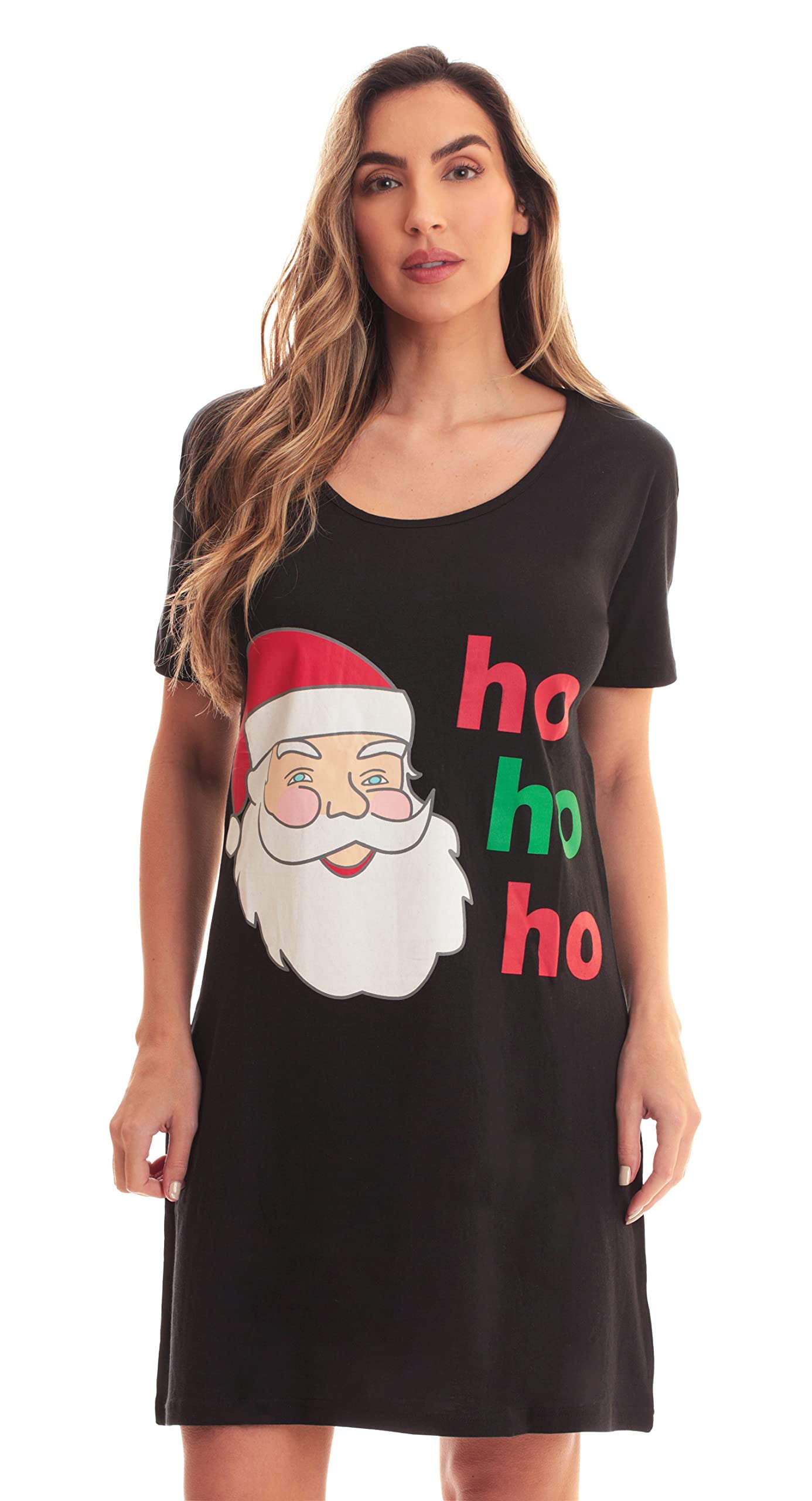 Just Love (Black - Ho Ho Ho Santa, 1X Plus) - Walmart.com