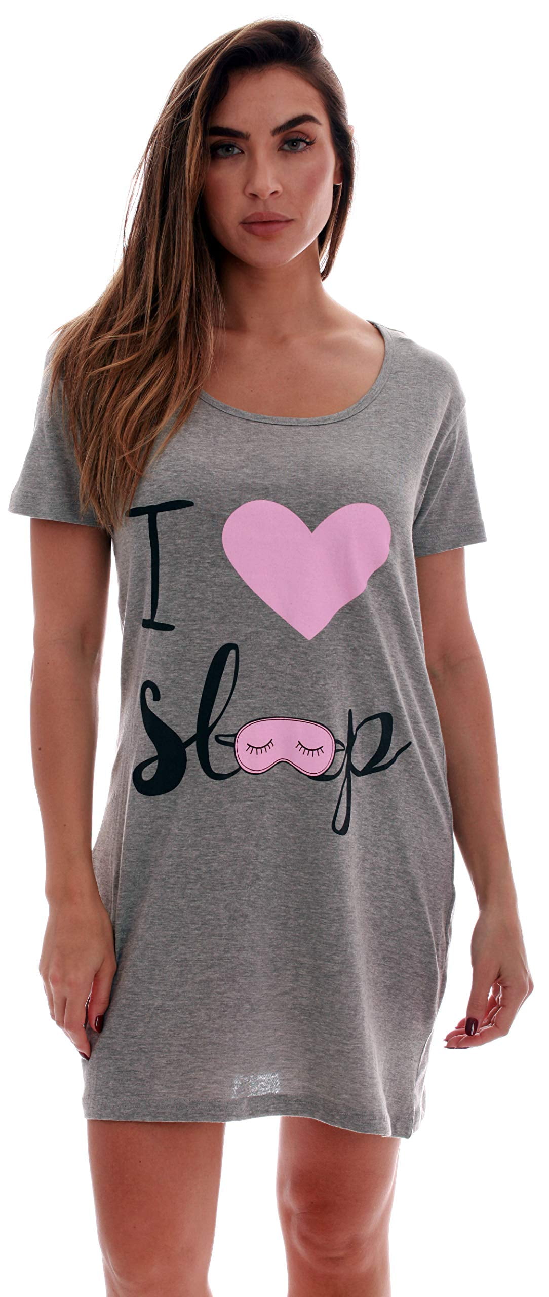 Just Love Comfortable Sleep Dress Shirt for Women - Ideal for Sleeping ...