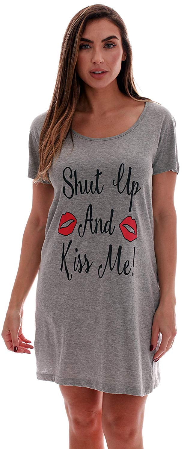 Just Love Comfortable Sleep Dress Shirt for Women - Ideal for Sleeping ...