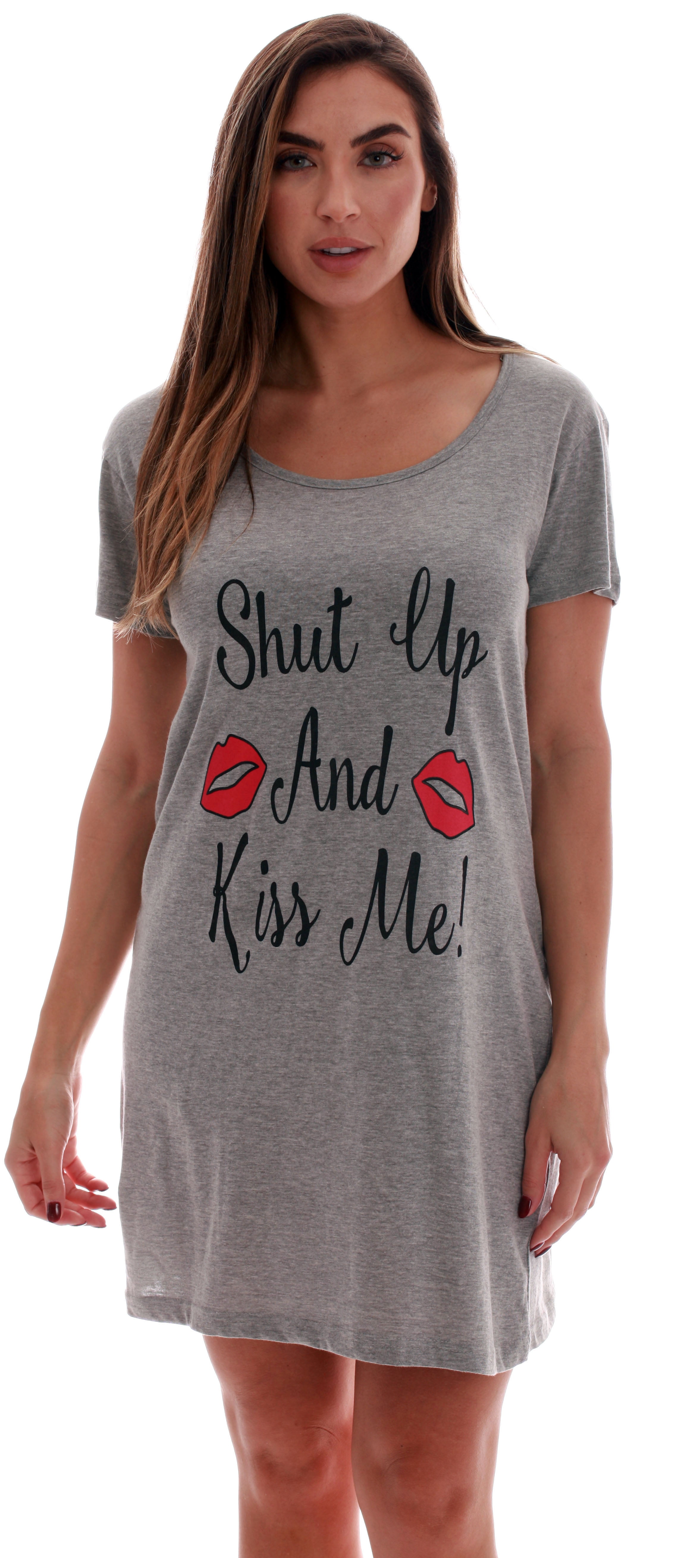 Just Love Comfortable Sleep Dress Shirt for Women - Ideal for Sleeping ...