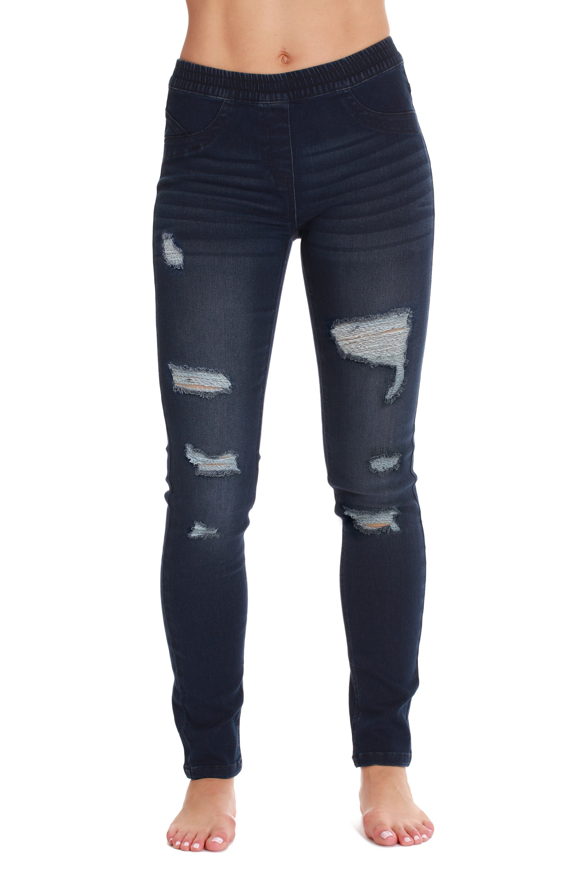 Time and Tru Women's Full Length Soft Knit Color Jeggings - Walmart.com