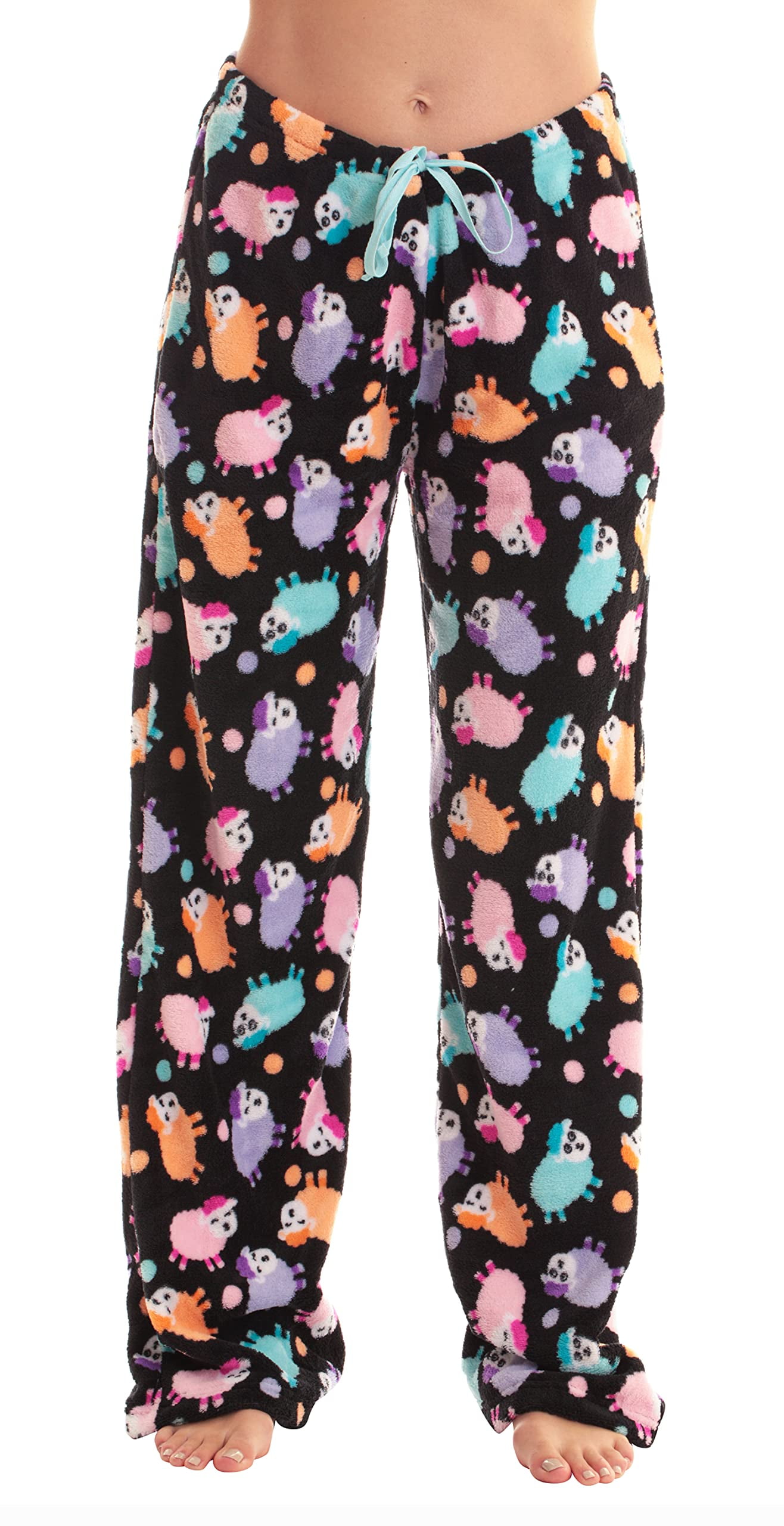 Just Love Fleece Pajama Pants For Women Sleepwear Pjs Black Pastel