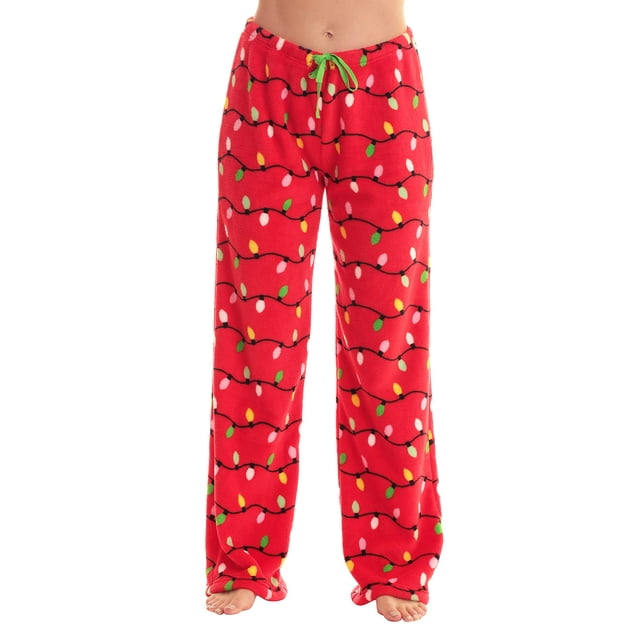Just Love Fleece Pajama Pants For Women Sleepwear Pjs Red Xmas