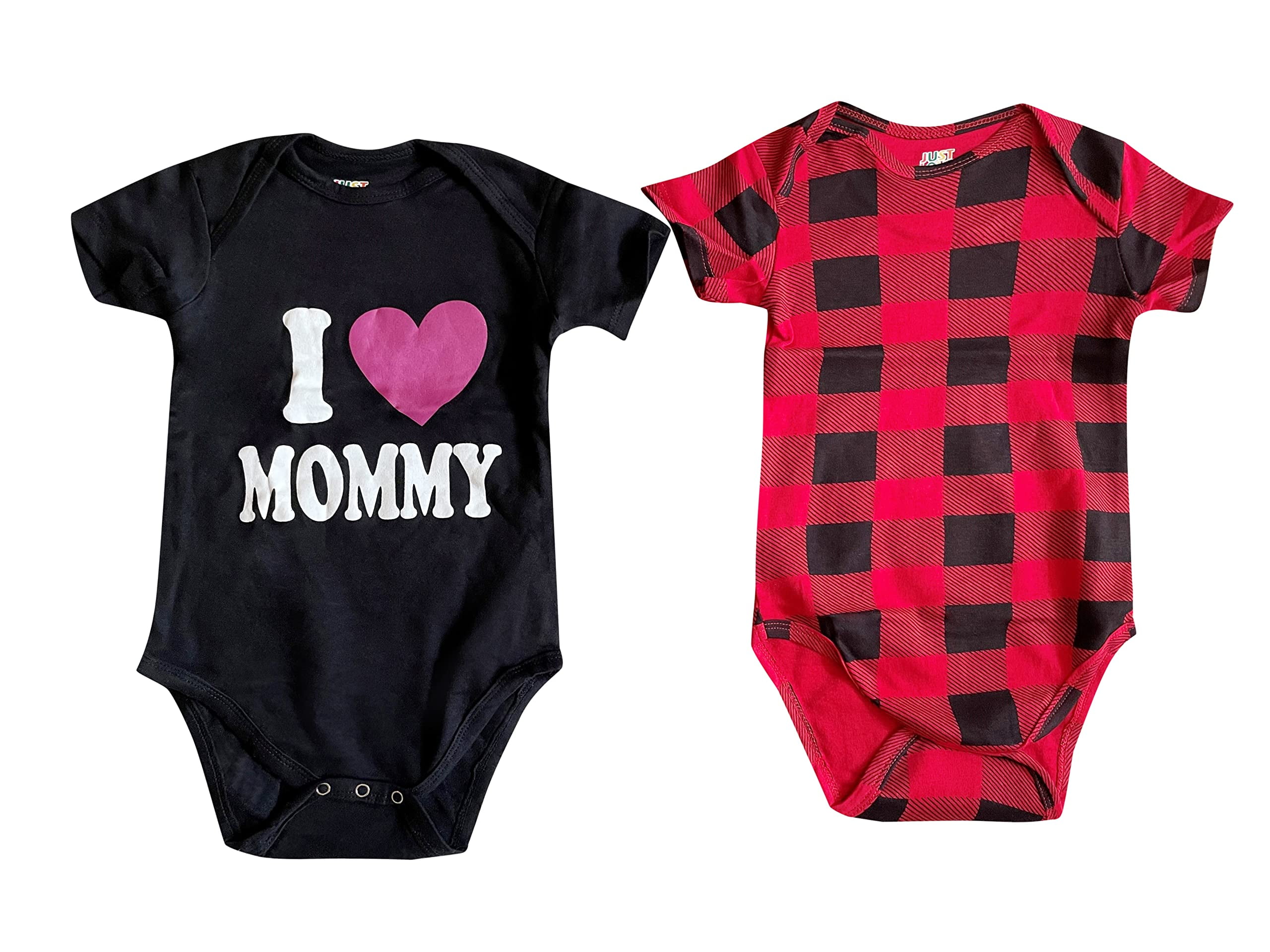Just Love Girls Bodysuits (Pack of 2) 1900 (Girls 12 Months, Mommy and ...