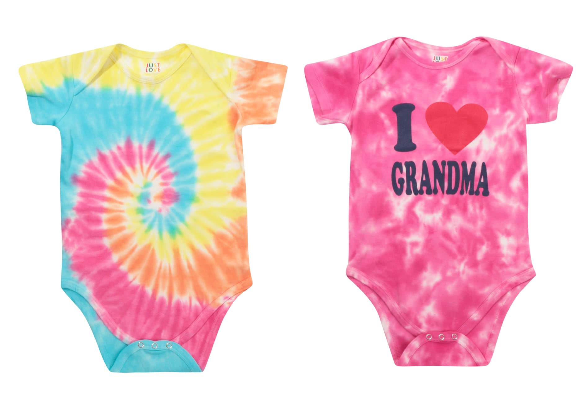 Just Love Girls Bodysuits (Pack of 2) 1900 (Girls 18 Months, Grandma ...